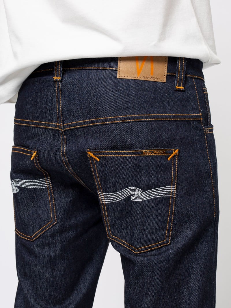 Thin Finn Dry Ecru Embo | Nudie Jeans | Create Tomorrow's Vintage