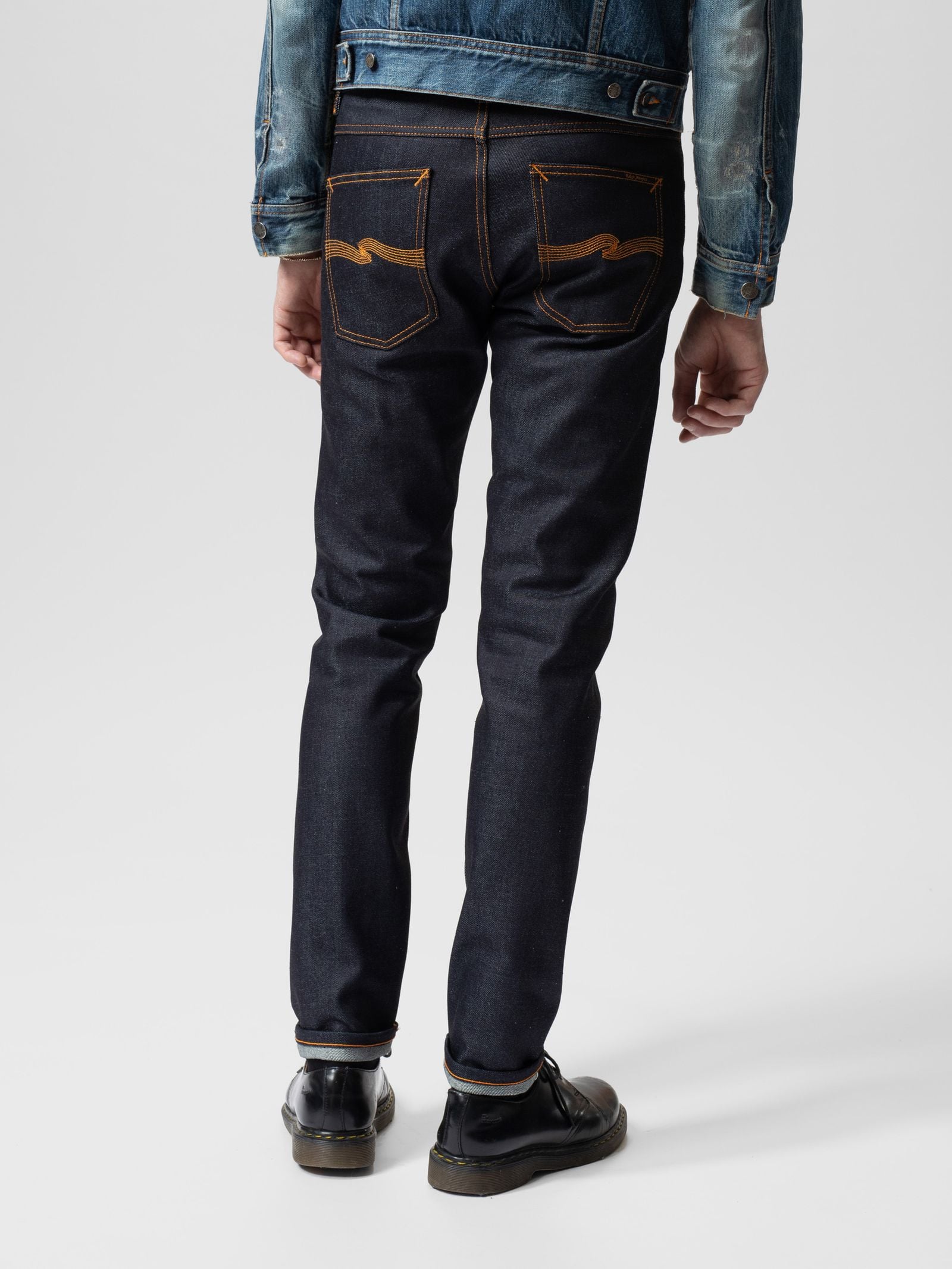 Lean Dean Dry Japan Selvage slim tapered jeans | Nudie Jeans