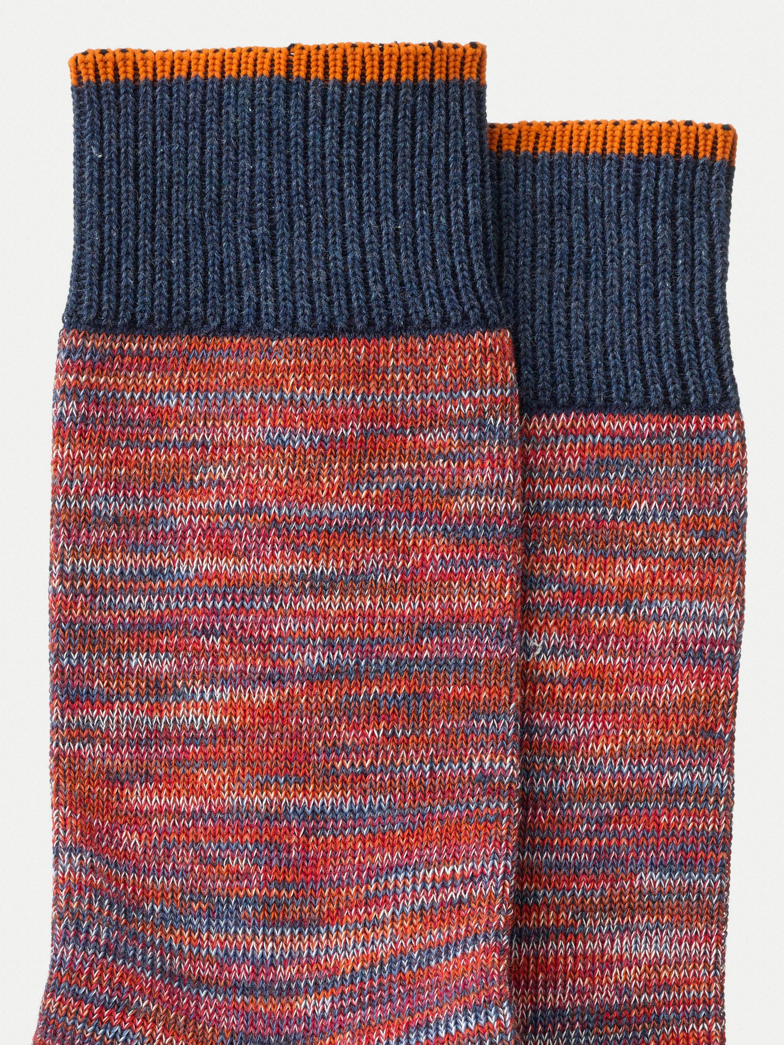 Rasmusson Multi Yarn Socks Red | Nudie Jeans | Create Tomorrow's Vintage