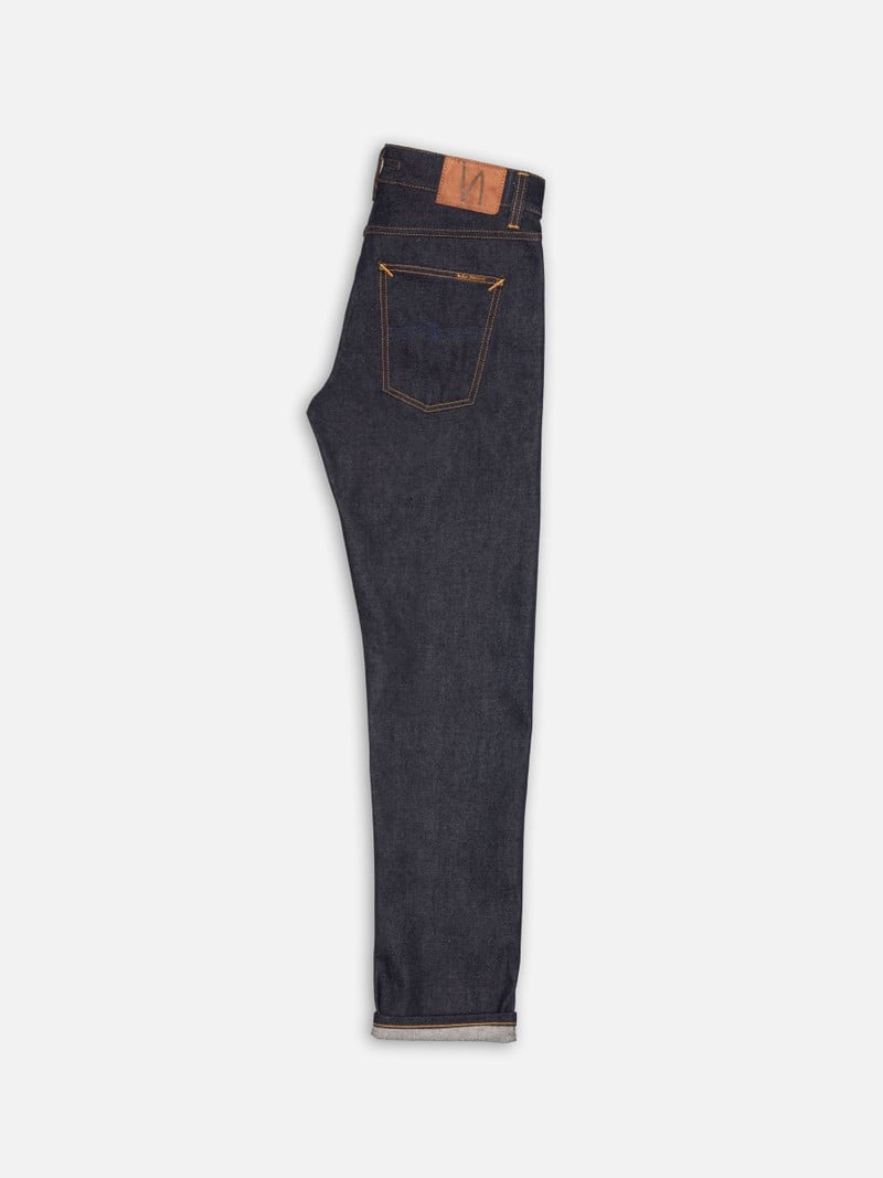 Gritty Jackson Dry Maze Selvage straight jeans | Nudie Jeans