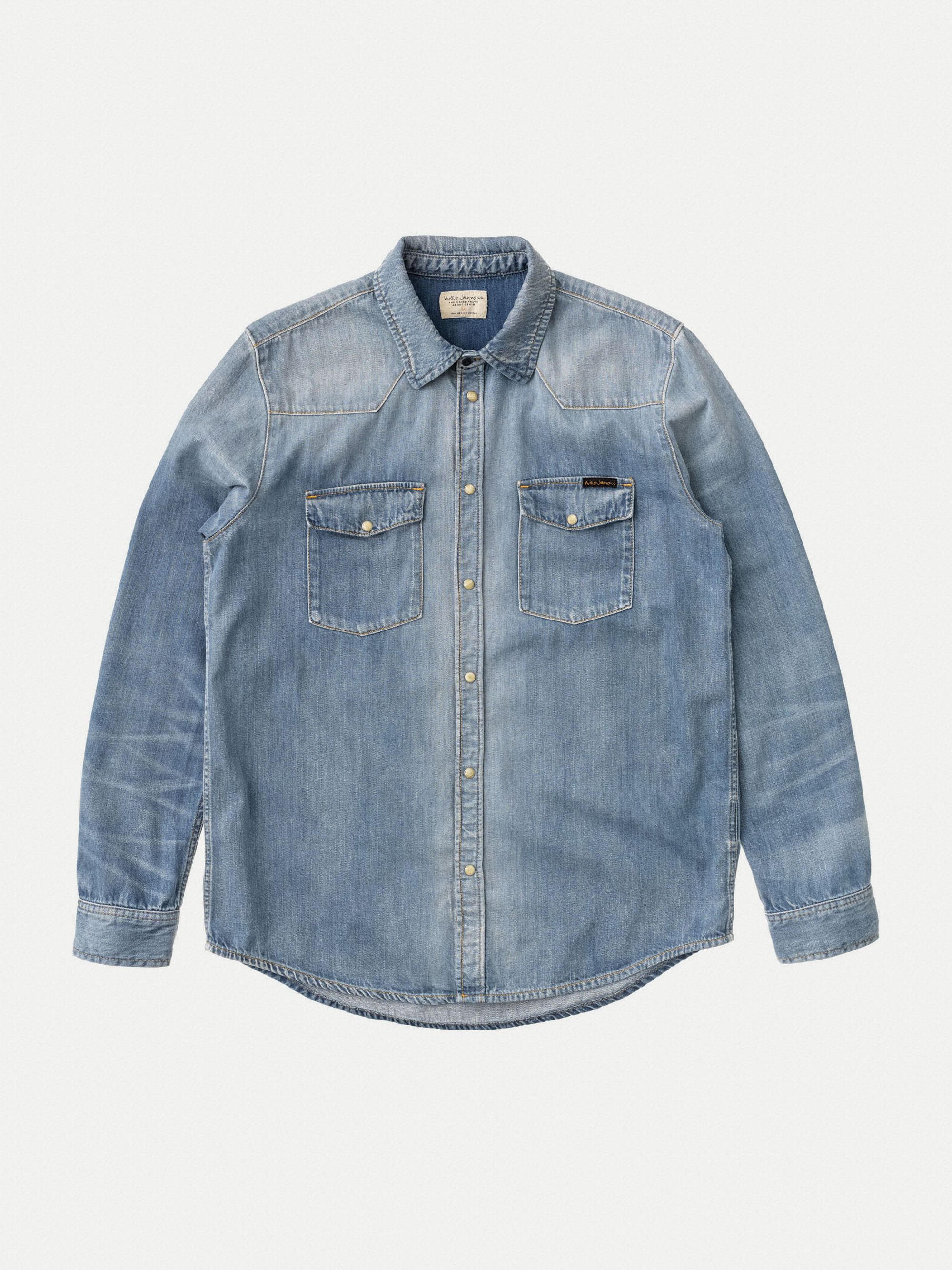 George Flannel Shirt Blue