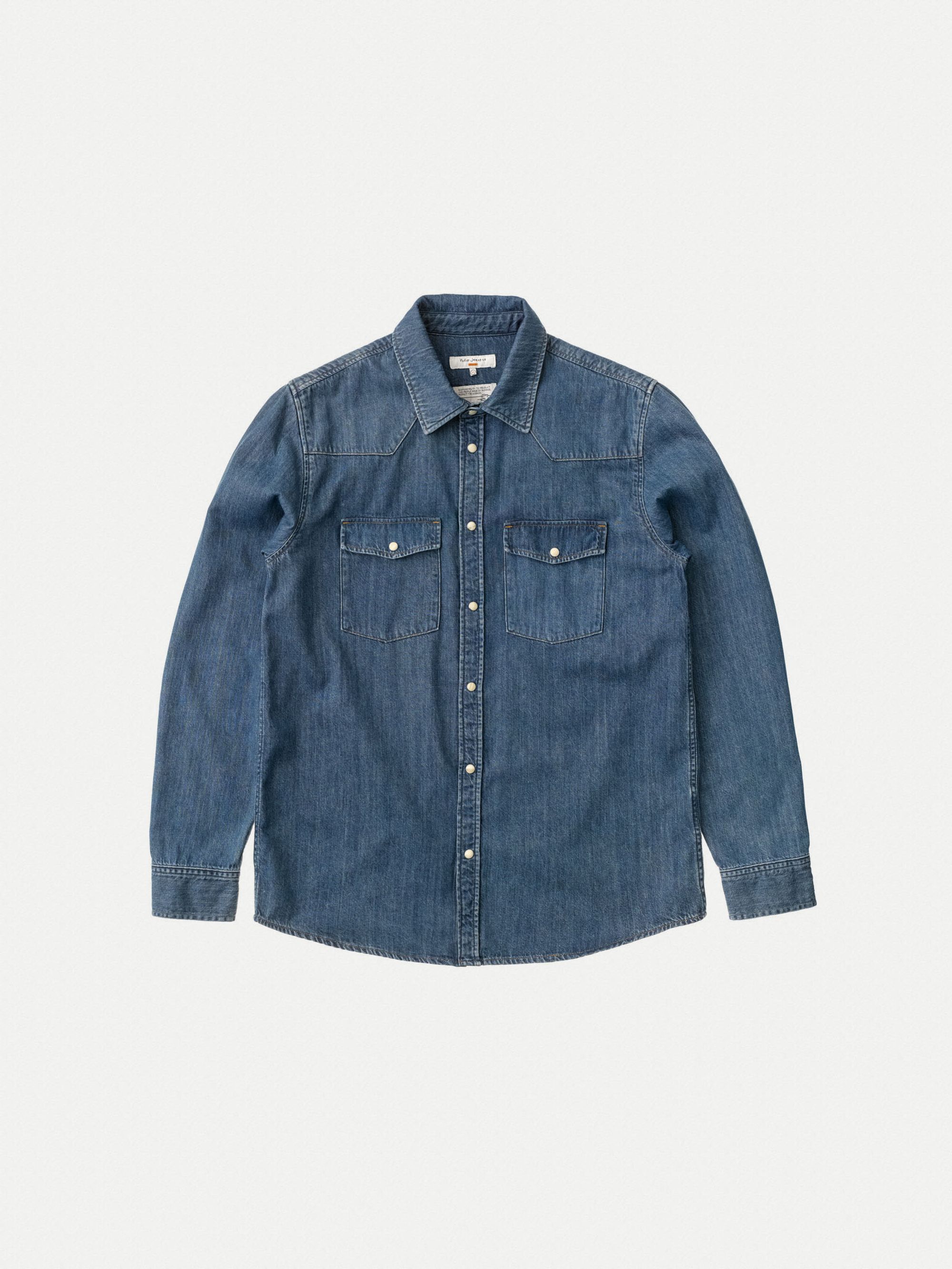George Flannel Shirt Blue