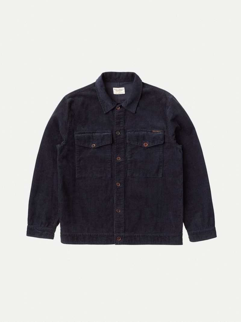 Glenn Padded Shirt Navy