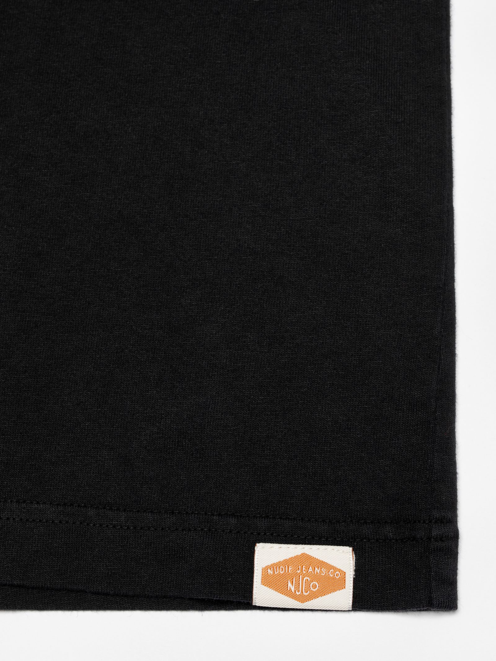 Uno Everyday Tee Black | Nudie Jeans | Create Tomorrow's Vintage