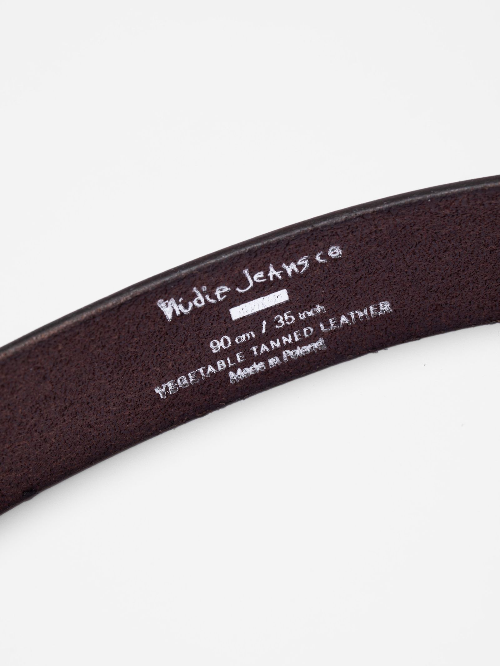 Western Silver Belt Dark Brown | Nudie Jeans | Create Tomorrow's Vintage