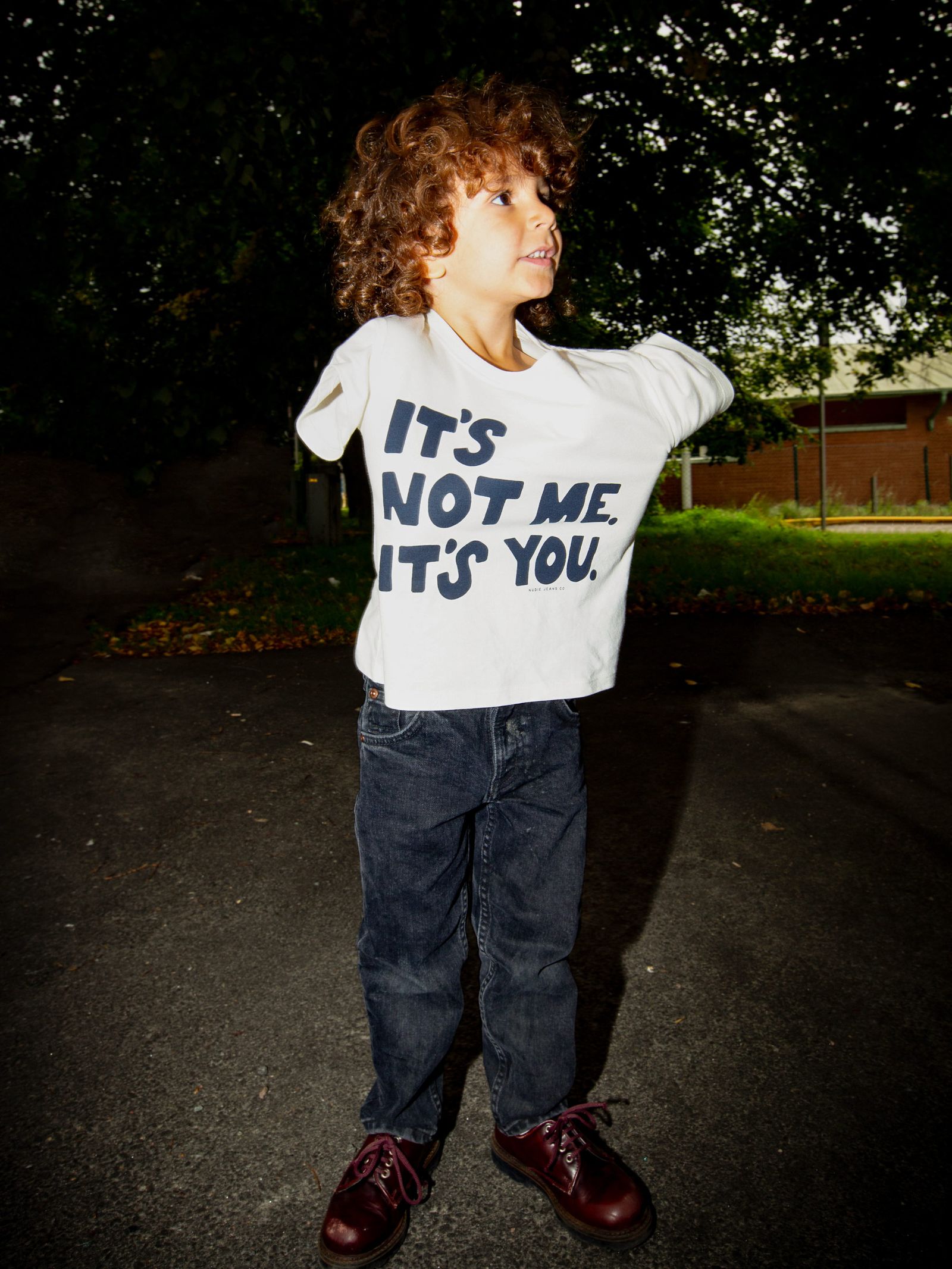 Tiny Tee Do Not Forget Deep Blue