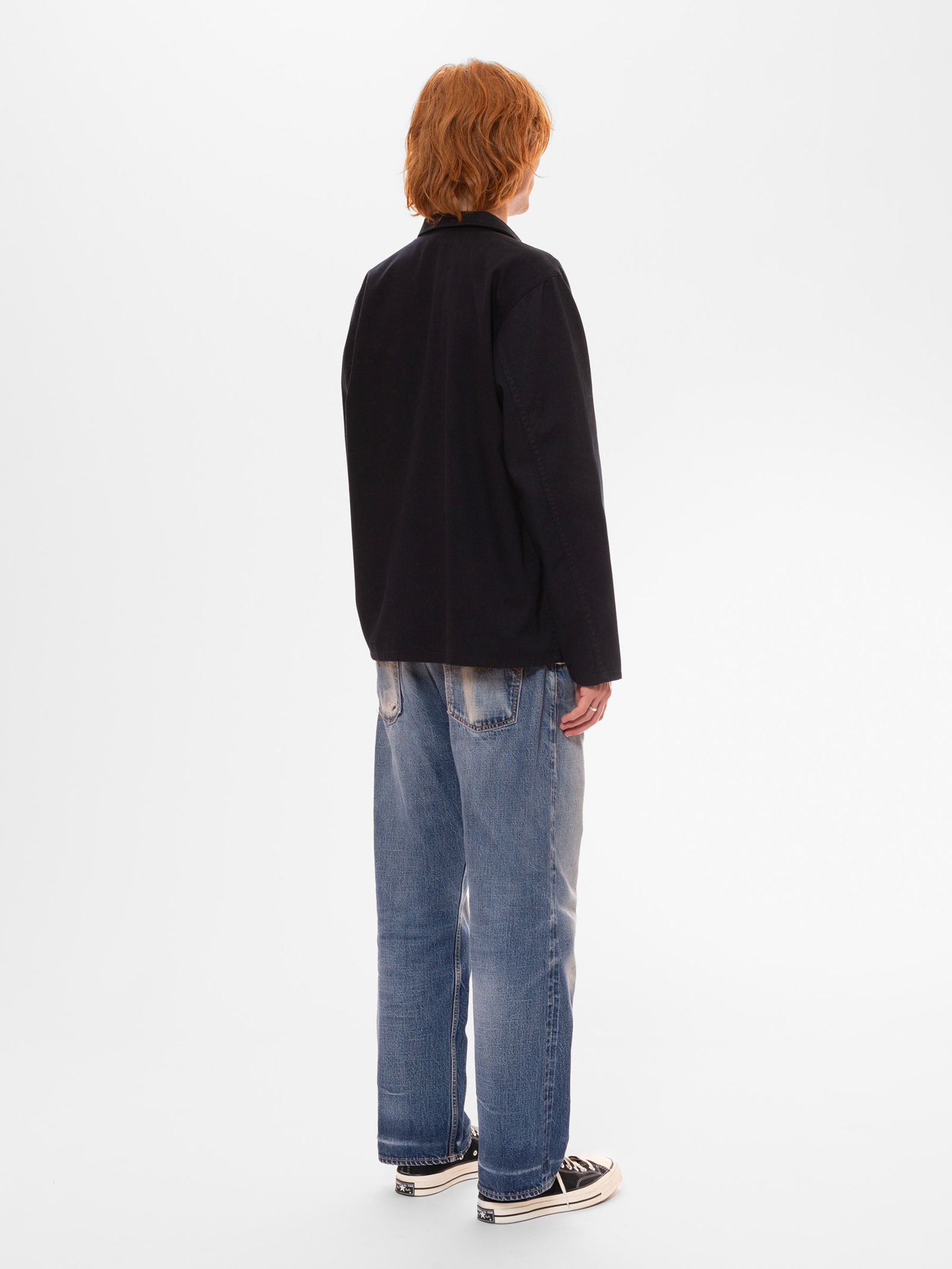 Buddy Classic Chore Jacket Navy | Nudie Jeans | Create Tomorrow's Vintage