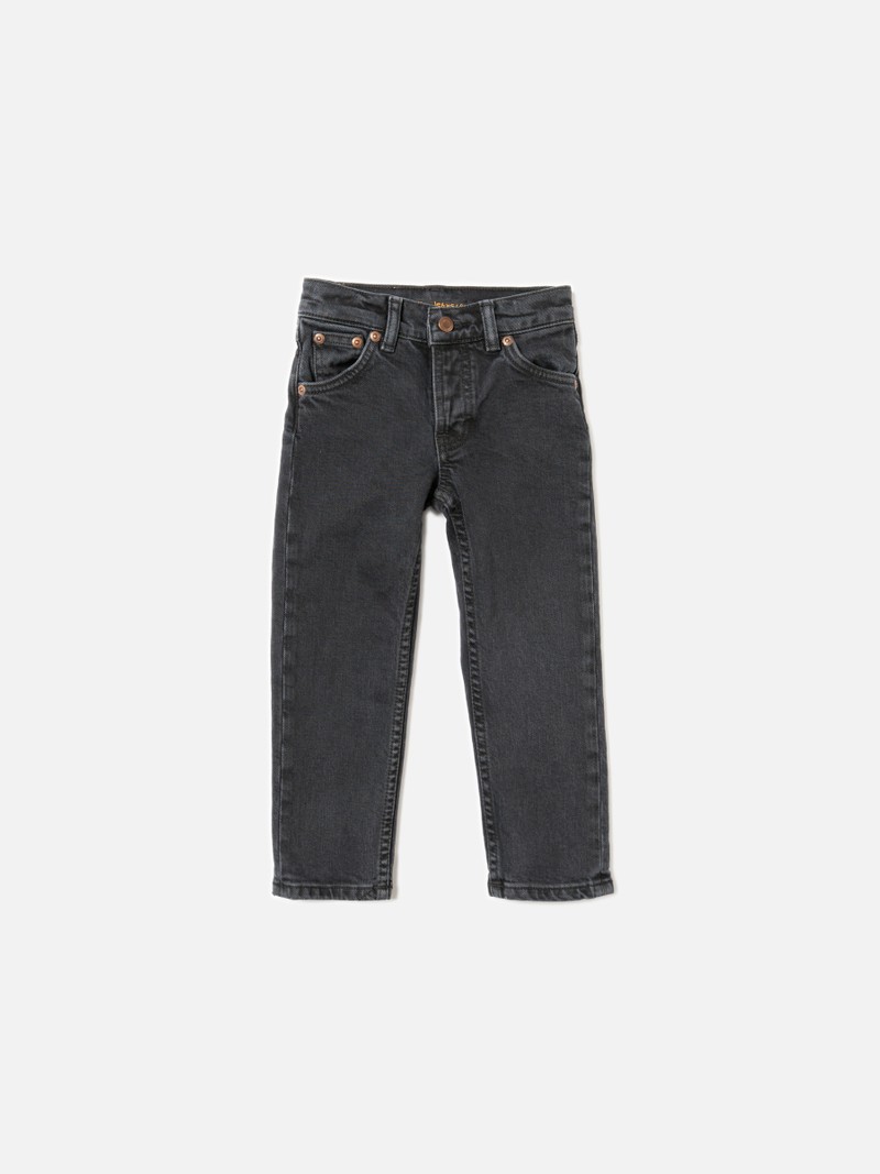 Tiny Turner II Black Stone Denim regular jeans | Nudie Jeans