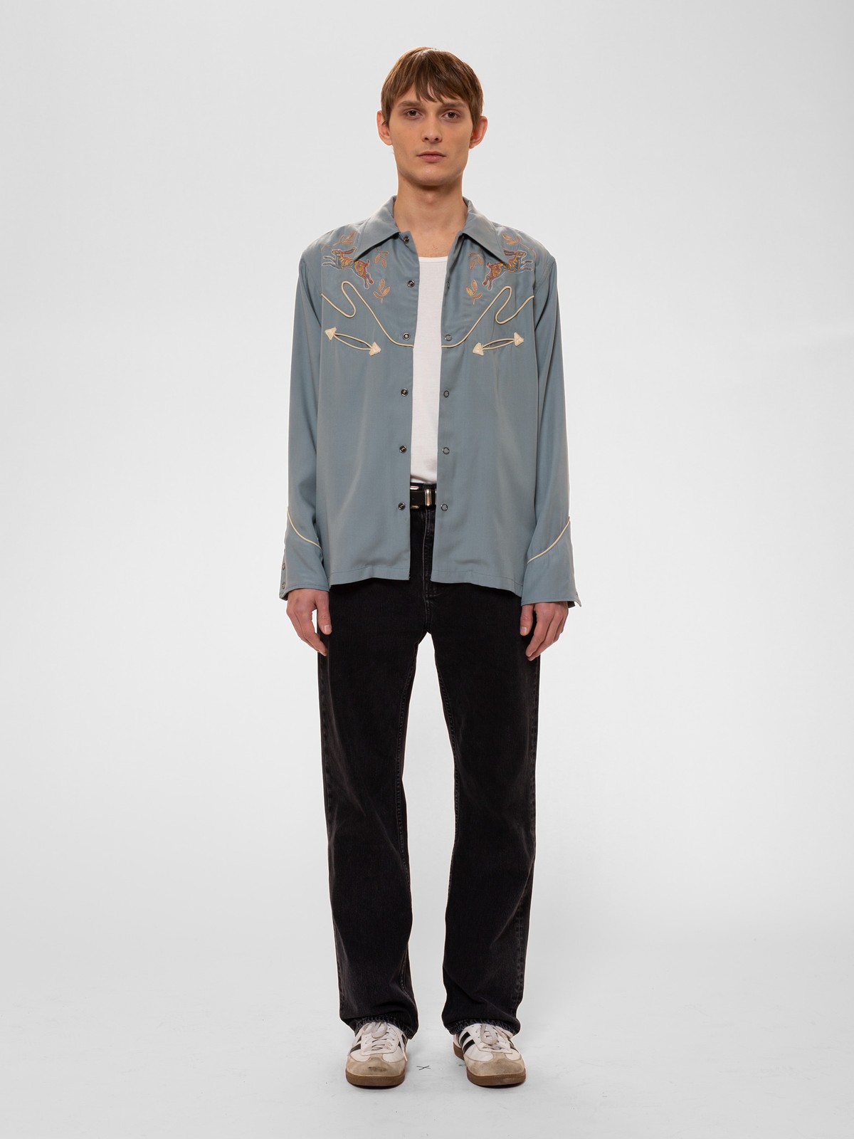 Glenn Padded Shirt Navy