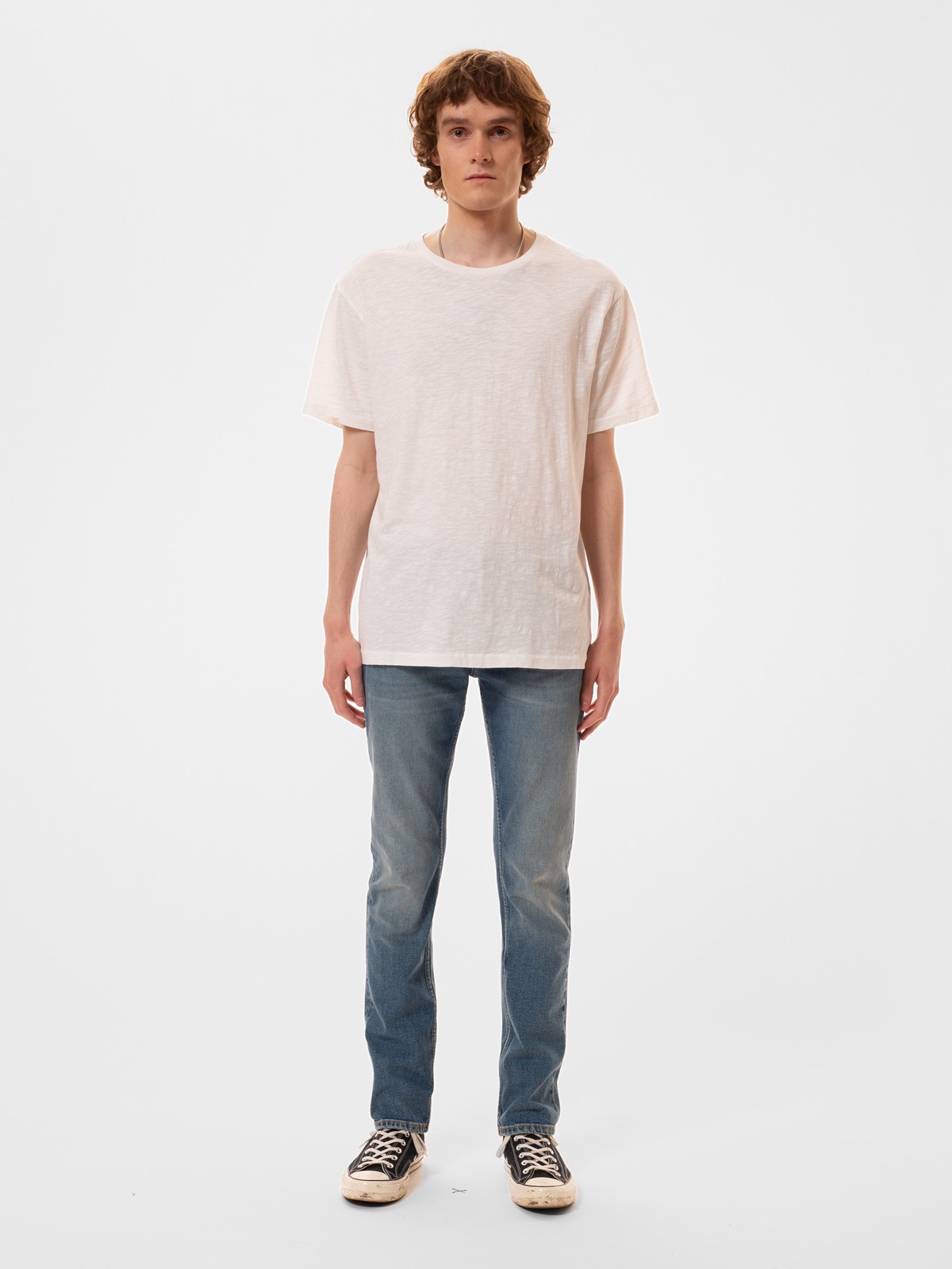 Roffe Slub T-Shirt Offwhite