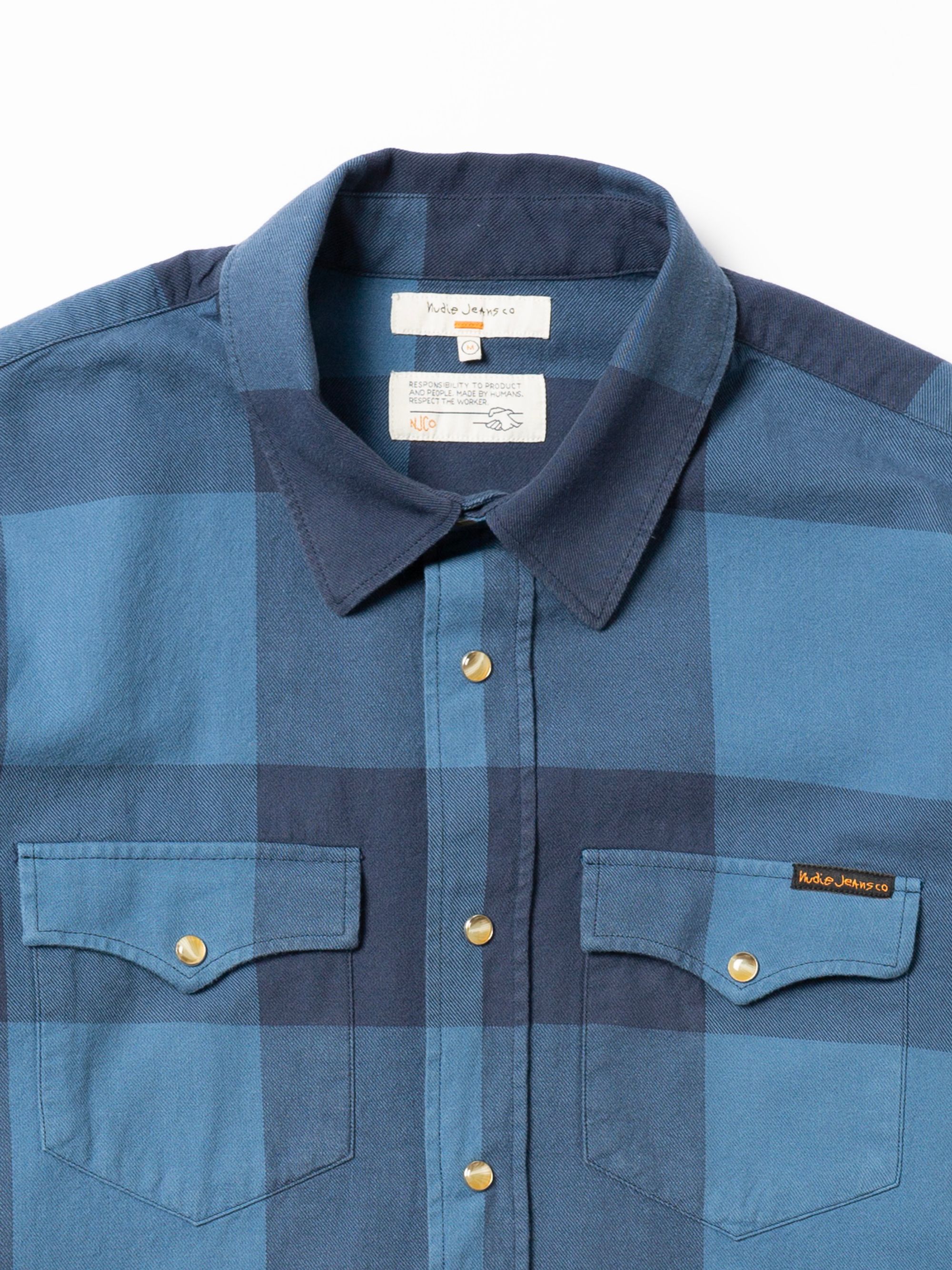 George Flannel Shirt Blue
