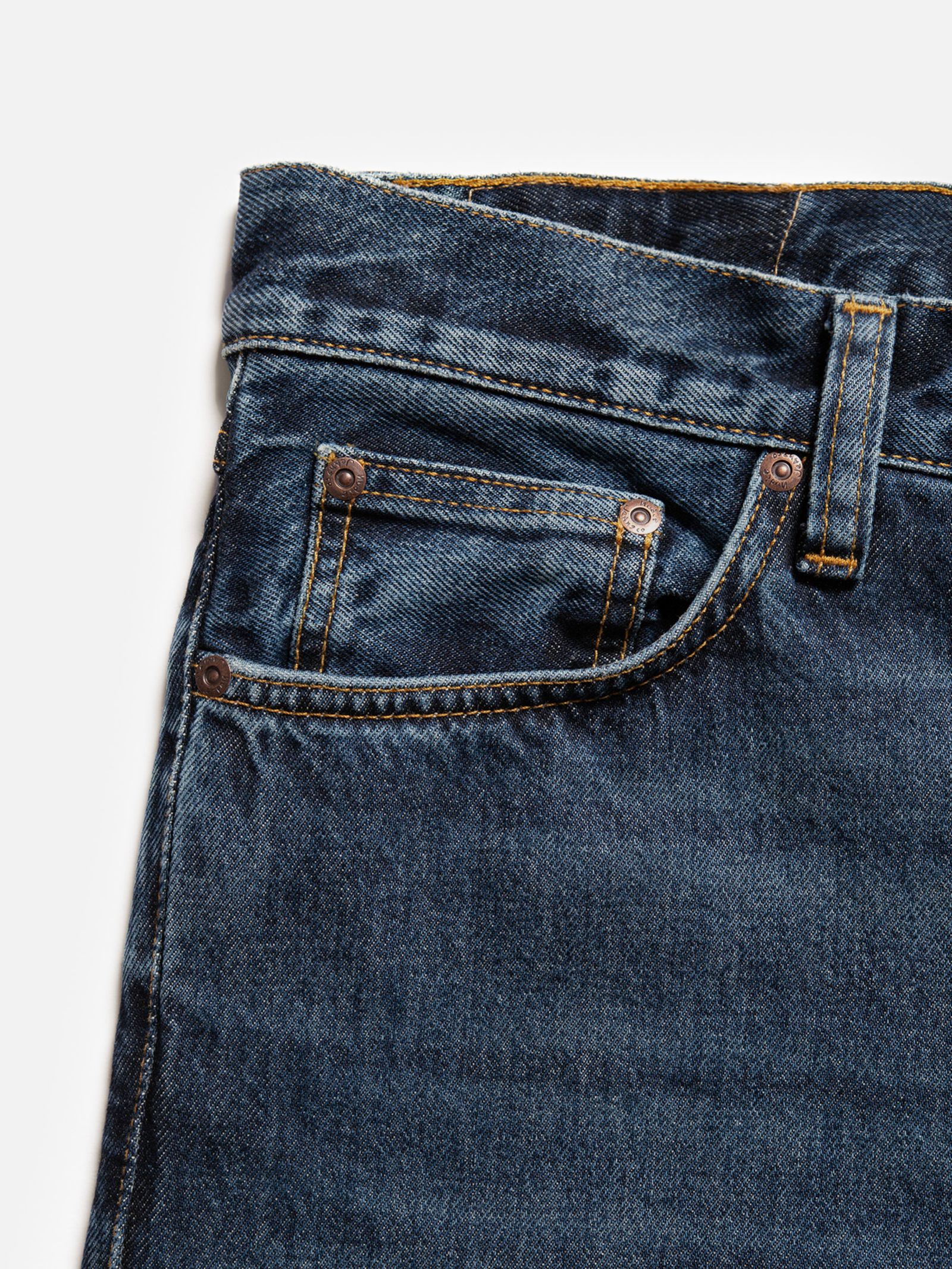 Steady Eddie II Blue Soil regular tapered jeans | Nudie Jeans
