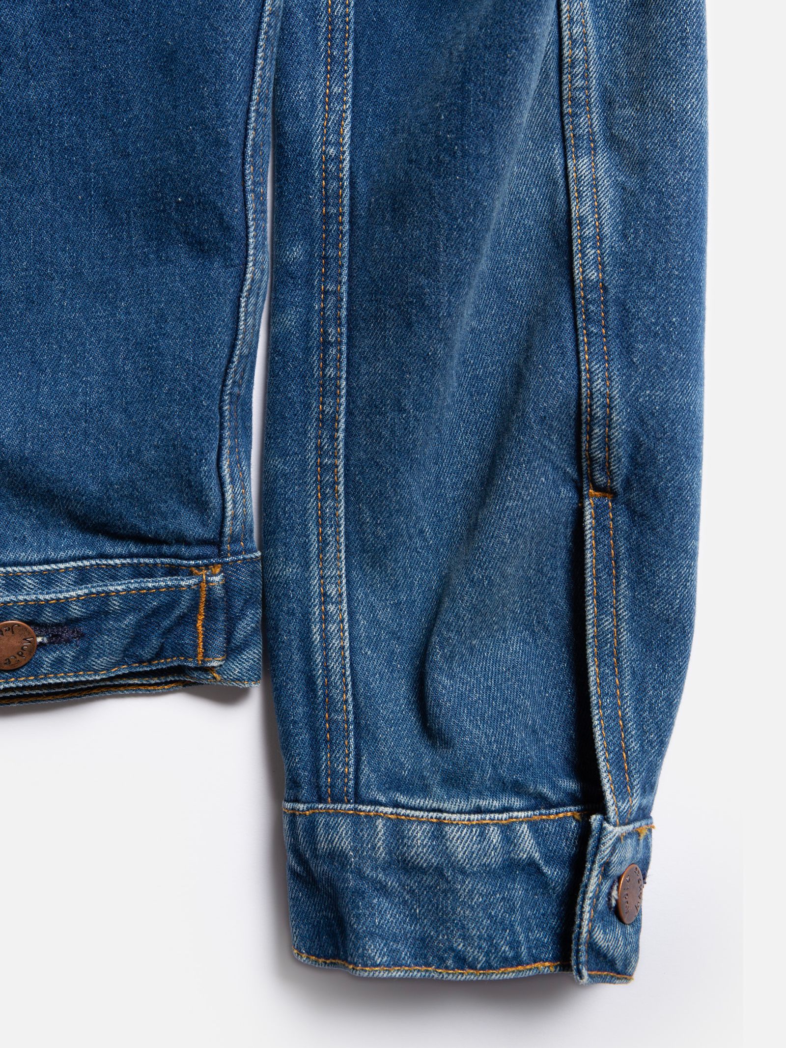 Danny Greasy Denim Jacket Mid Blue | Nudie Jeans | Create Tomorrow's ...