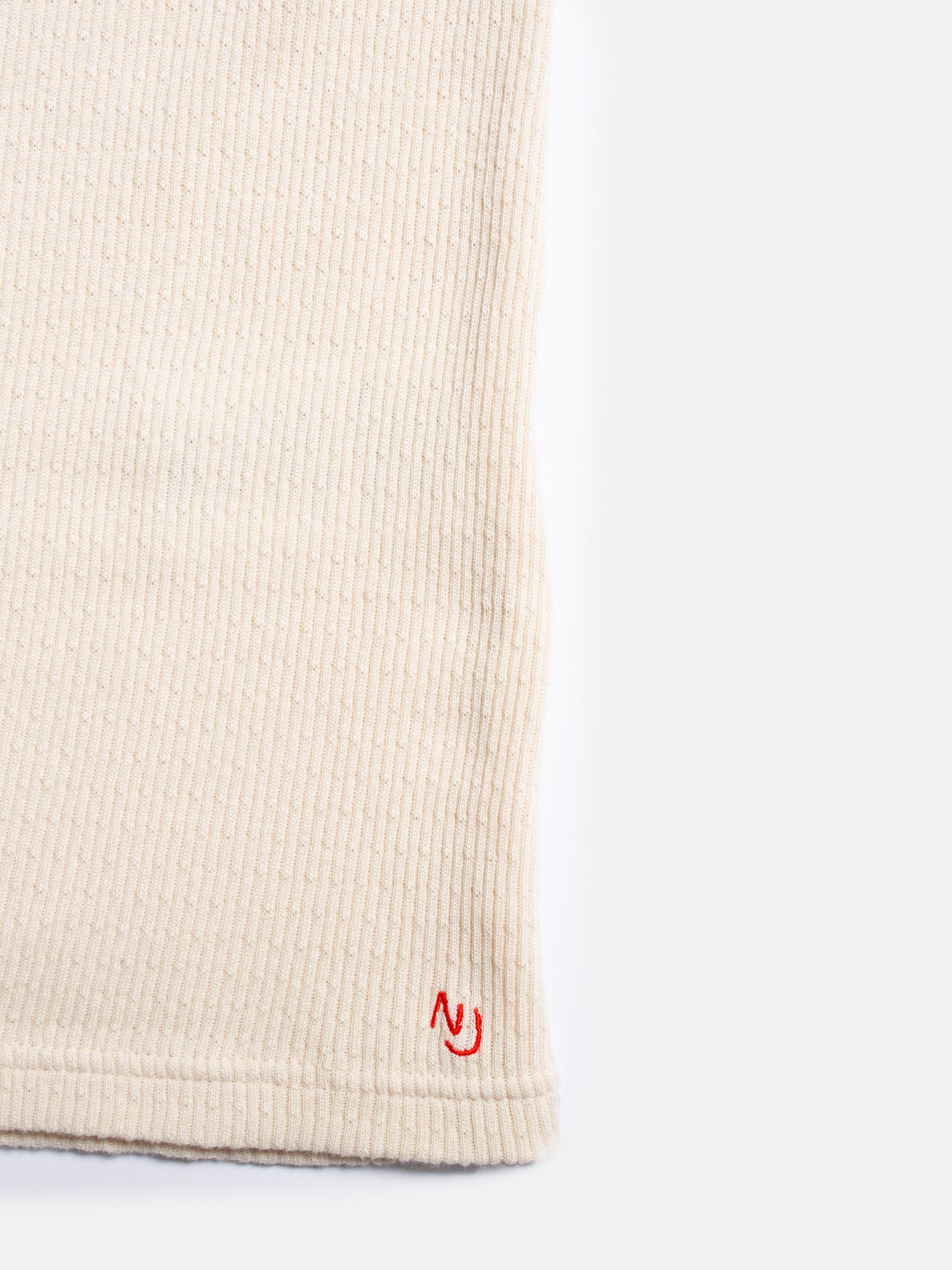 Elsie Rib Tank Top Egg White | Nudie Jeans | Create Tomorrow's Vintage