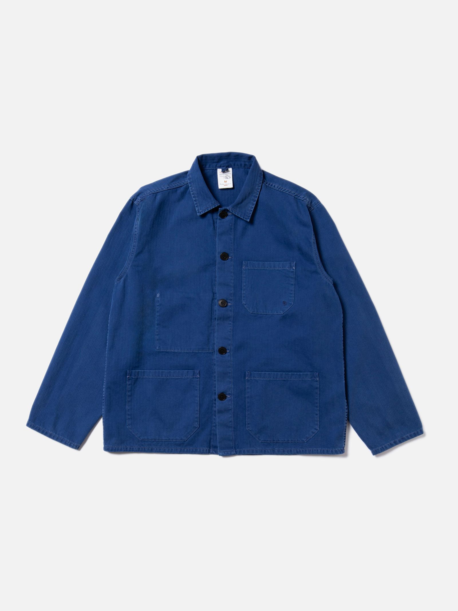 Buddy Herringbone Chore Jacket Blue | Nudie Jeans | Create Tomorrow's ...