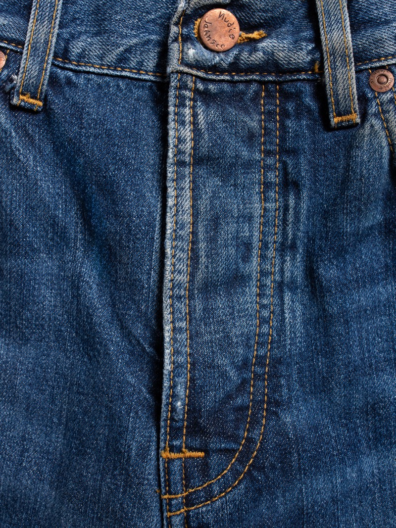 Tuff Tony Patch Work loose wide-leg jeans | Nudie Jeans