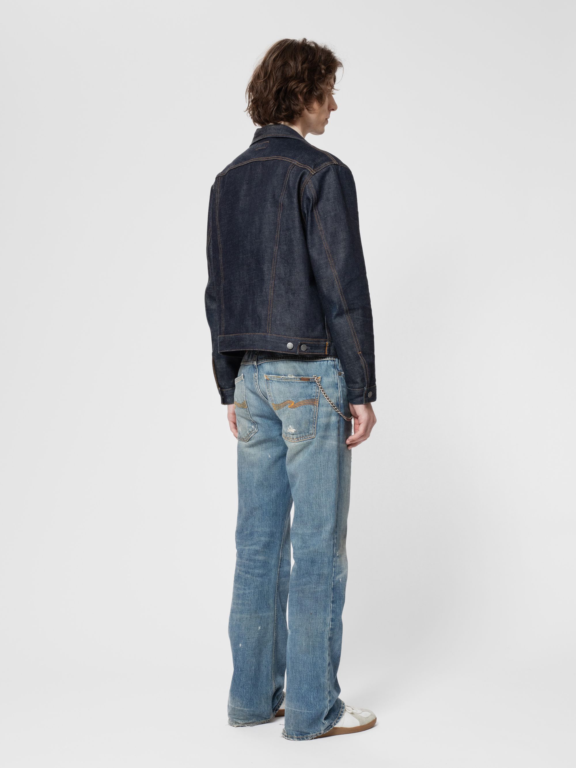 Danny Ace Selvage Denim Jacket Dry Blue