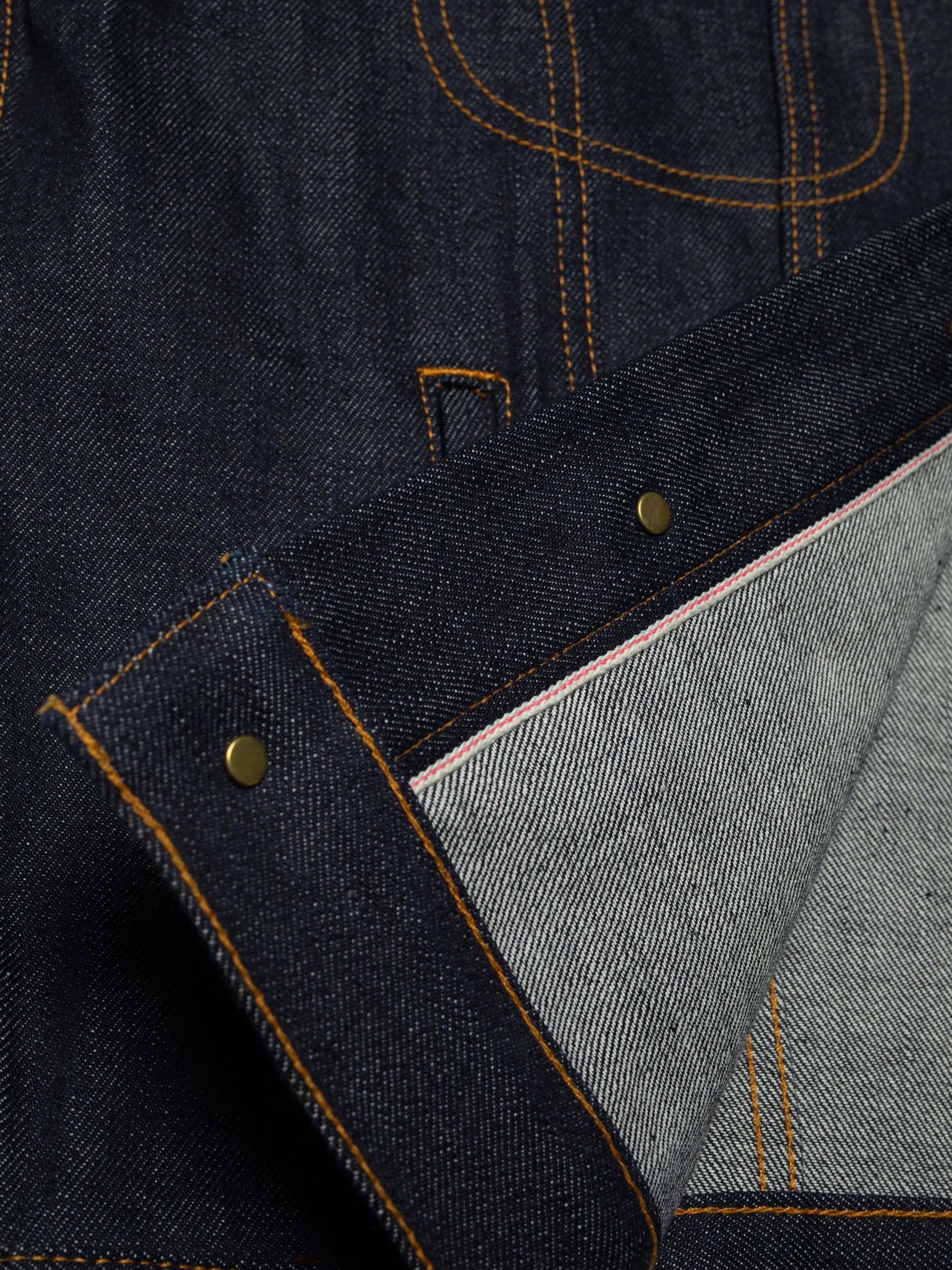Danny Ace Selvage Denim Jacket Dry Blue