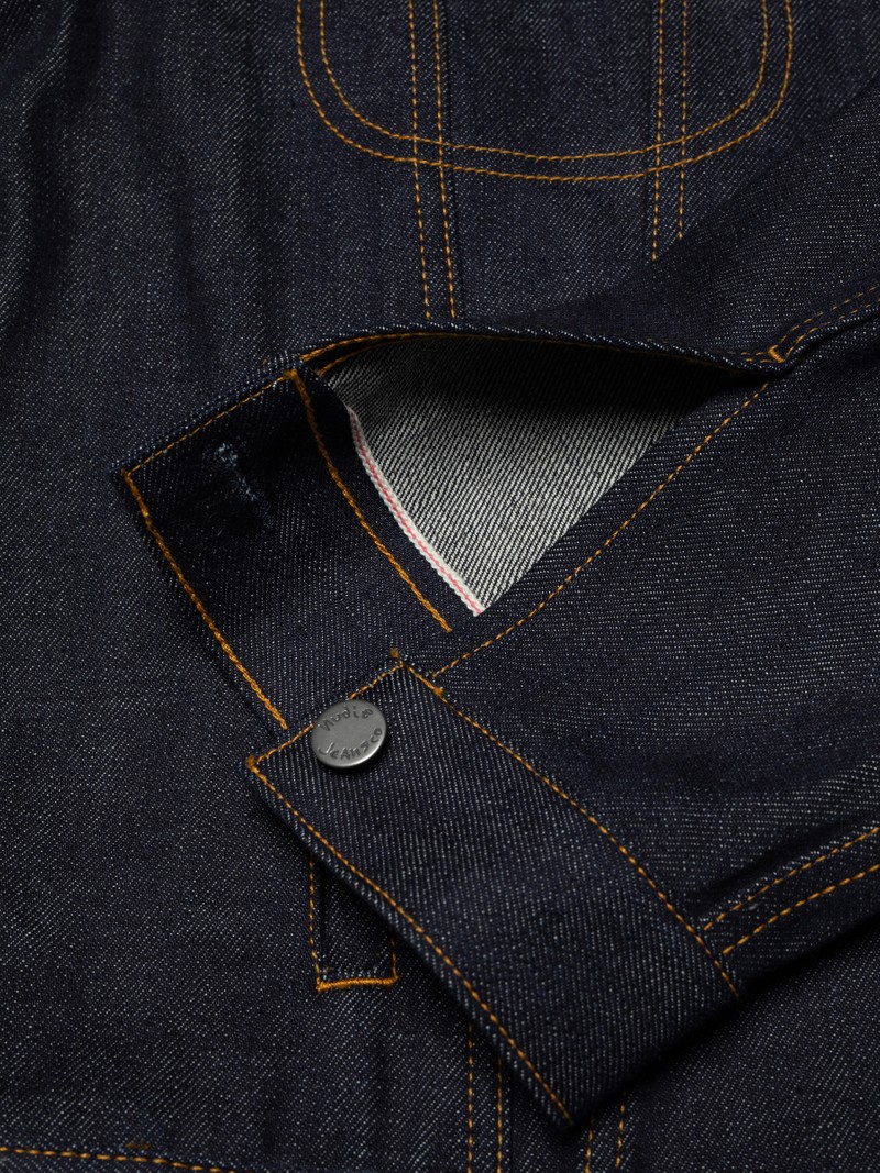 Danny Ace Selvage Denim Jacket Dry Blue | Nudie Jeans | Create Tomorrow ...