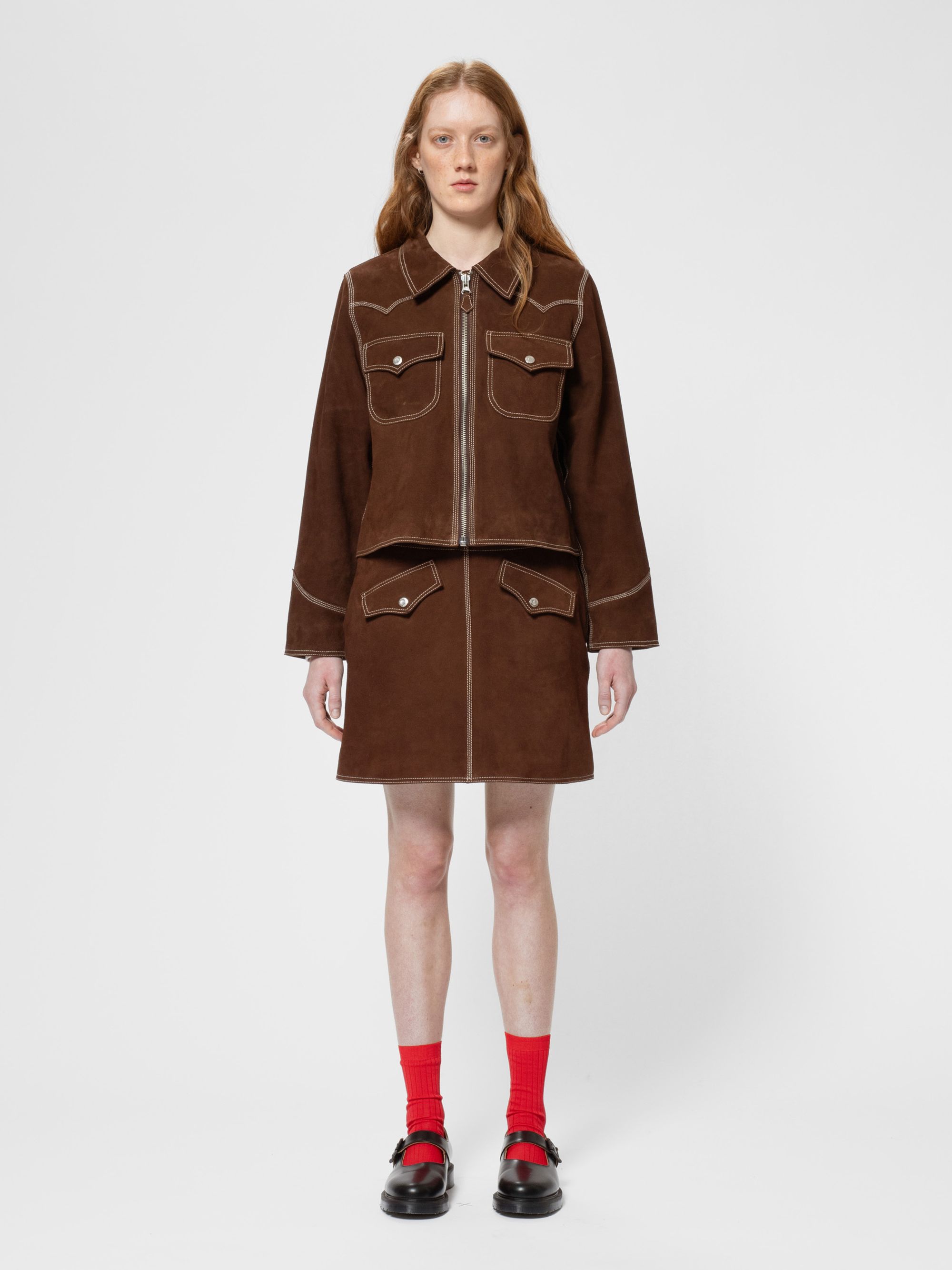 Lovis Herringbone Jacket Blue