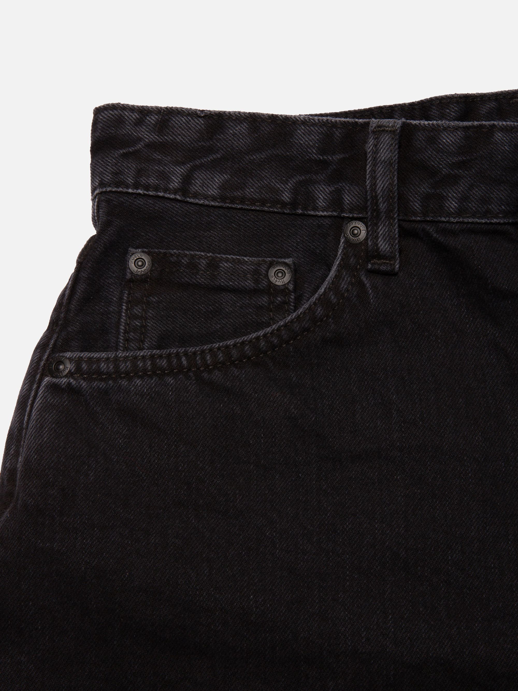 Maeve Denim Shorts Smooth Black