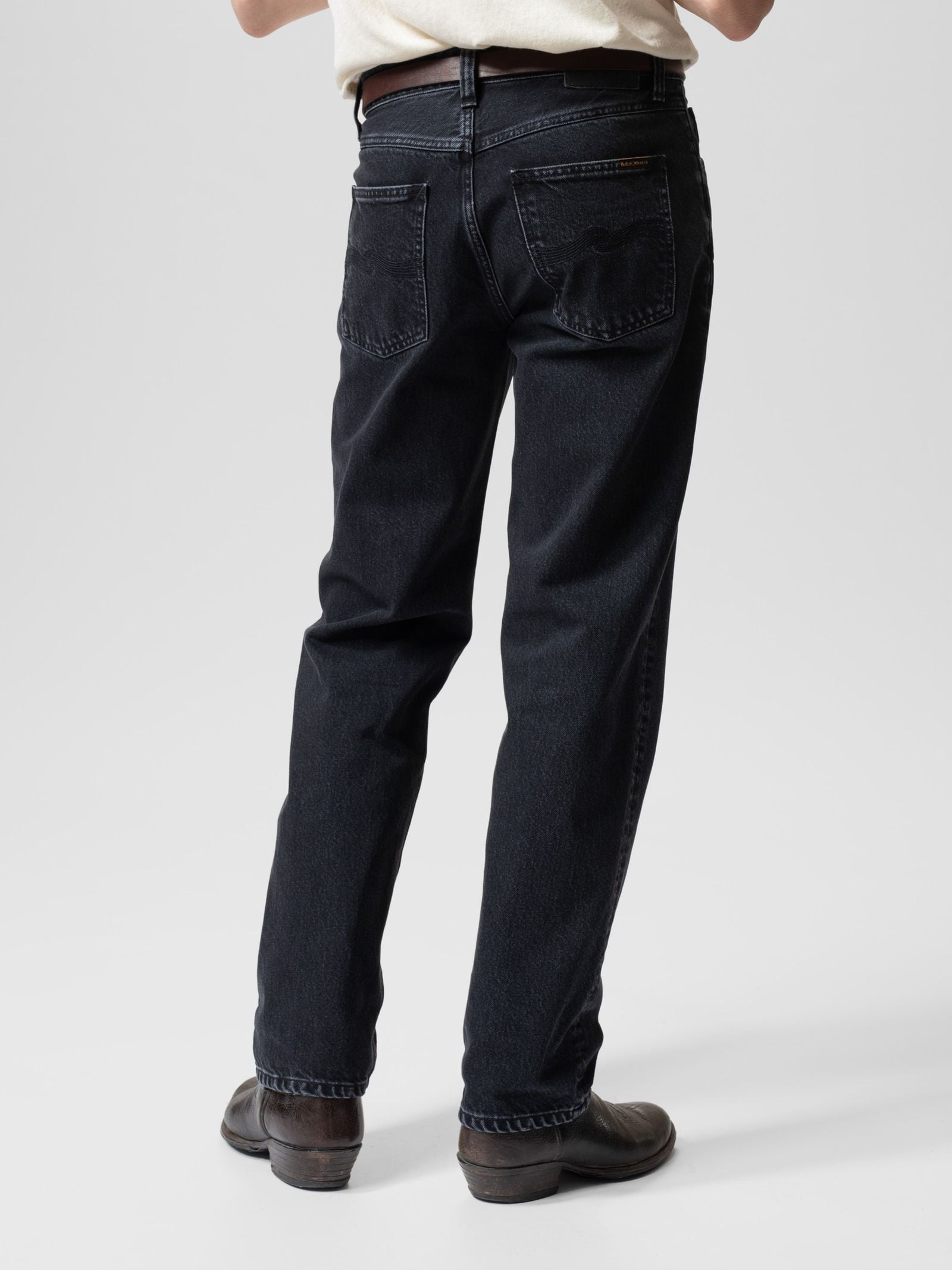 Rad Rufus Black Vintage regular straight jeans | Nudie Jeans