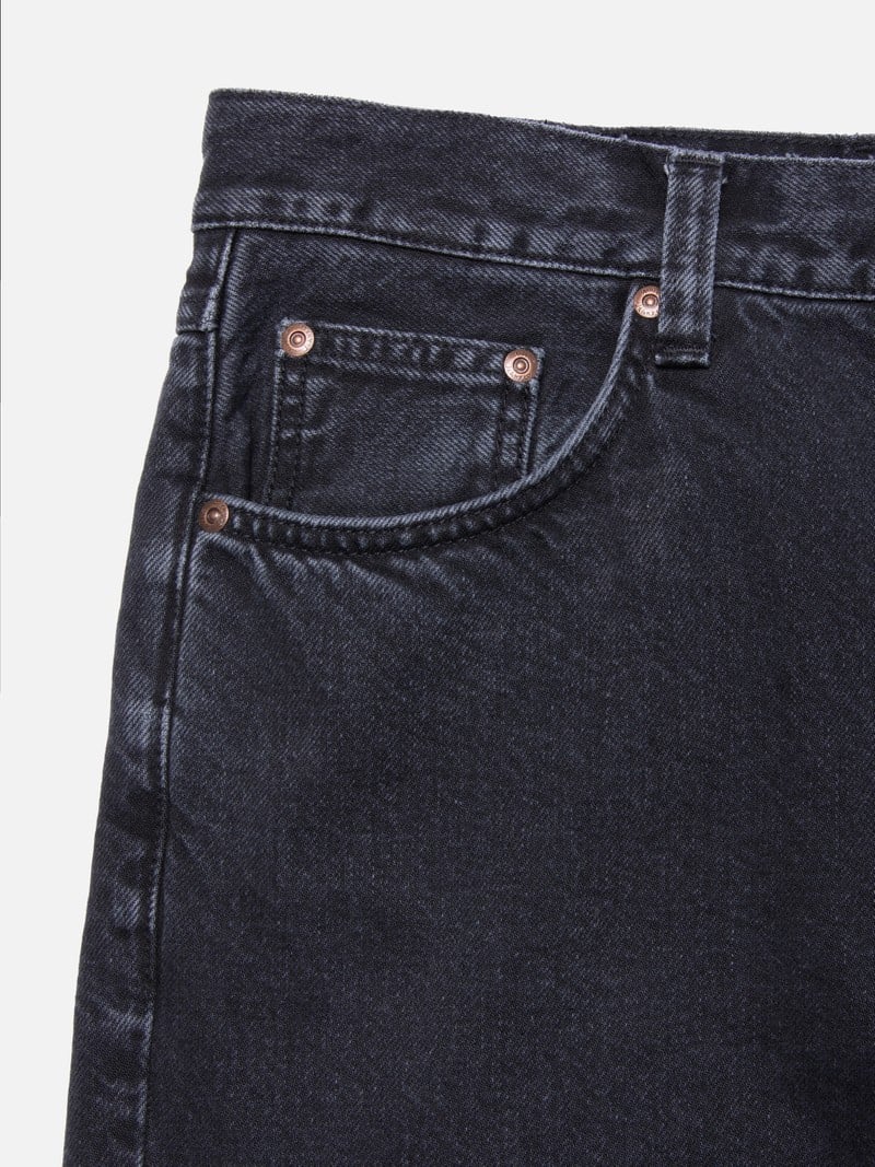 Rad Rufus Black Vintage regular straight jeans | Nudie Jeans
