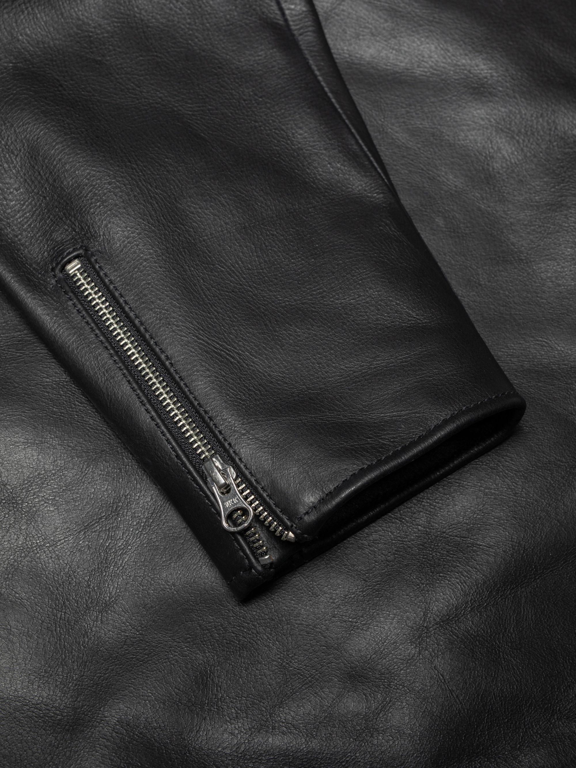 Eddy Rider Leather Jacket Black