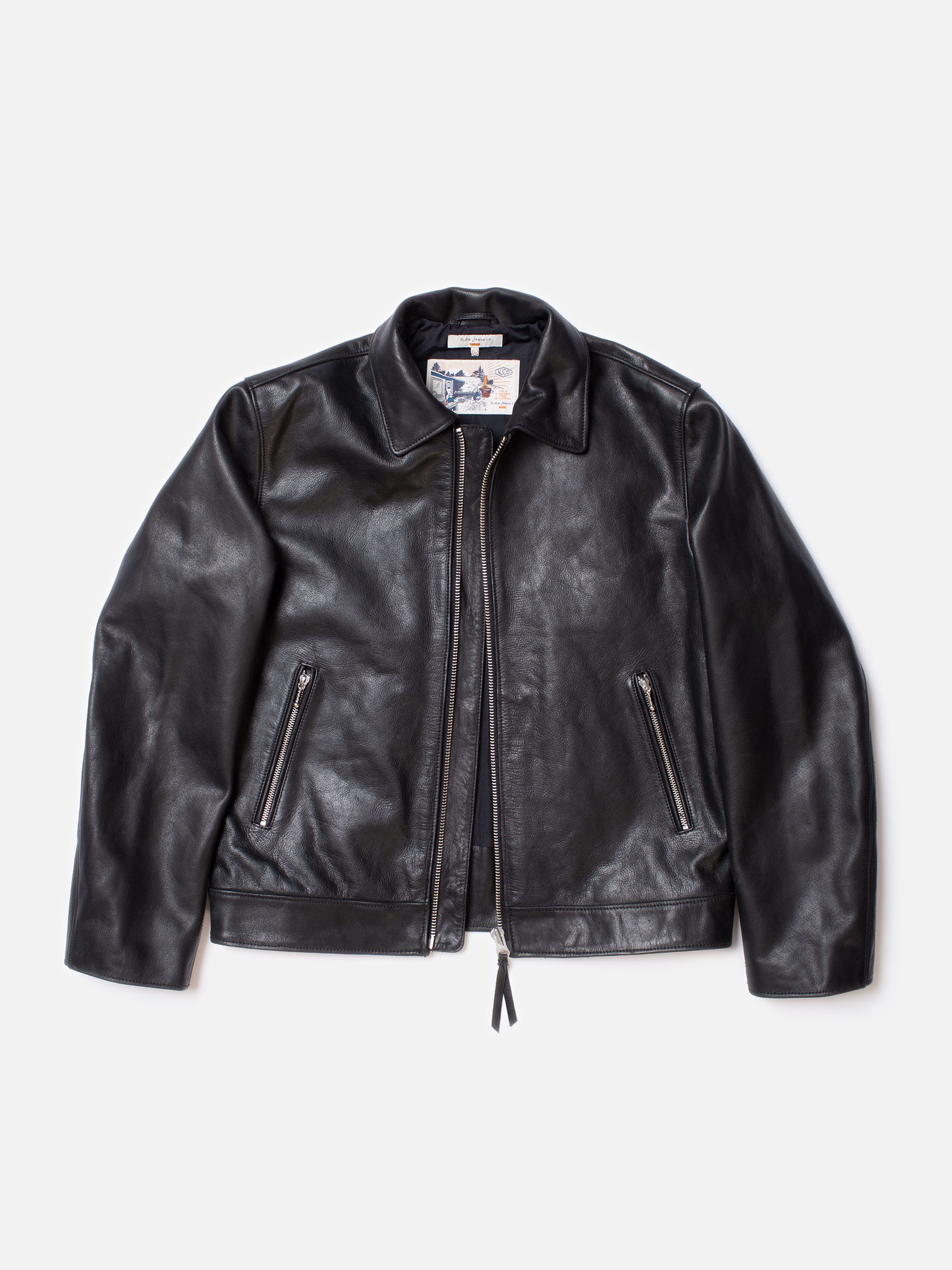 Eddy Rider Leather Jacket Black