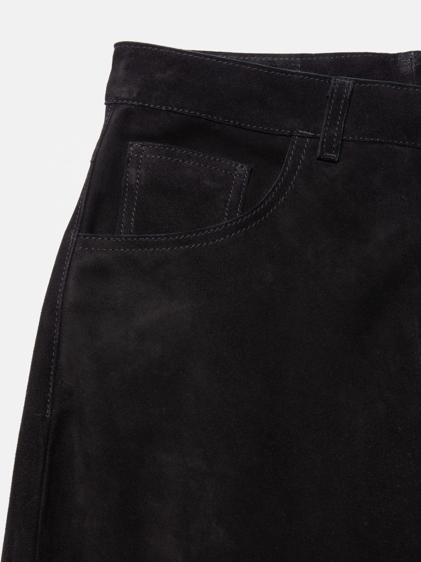 Clean Eileen Suede Pants Black | Nudie Jeans | Create Tomorrow's Vintage