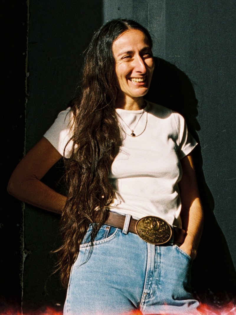 Western Buckle Belt Dark Brown leather | Nudie Jeans