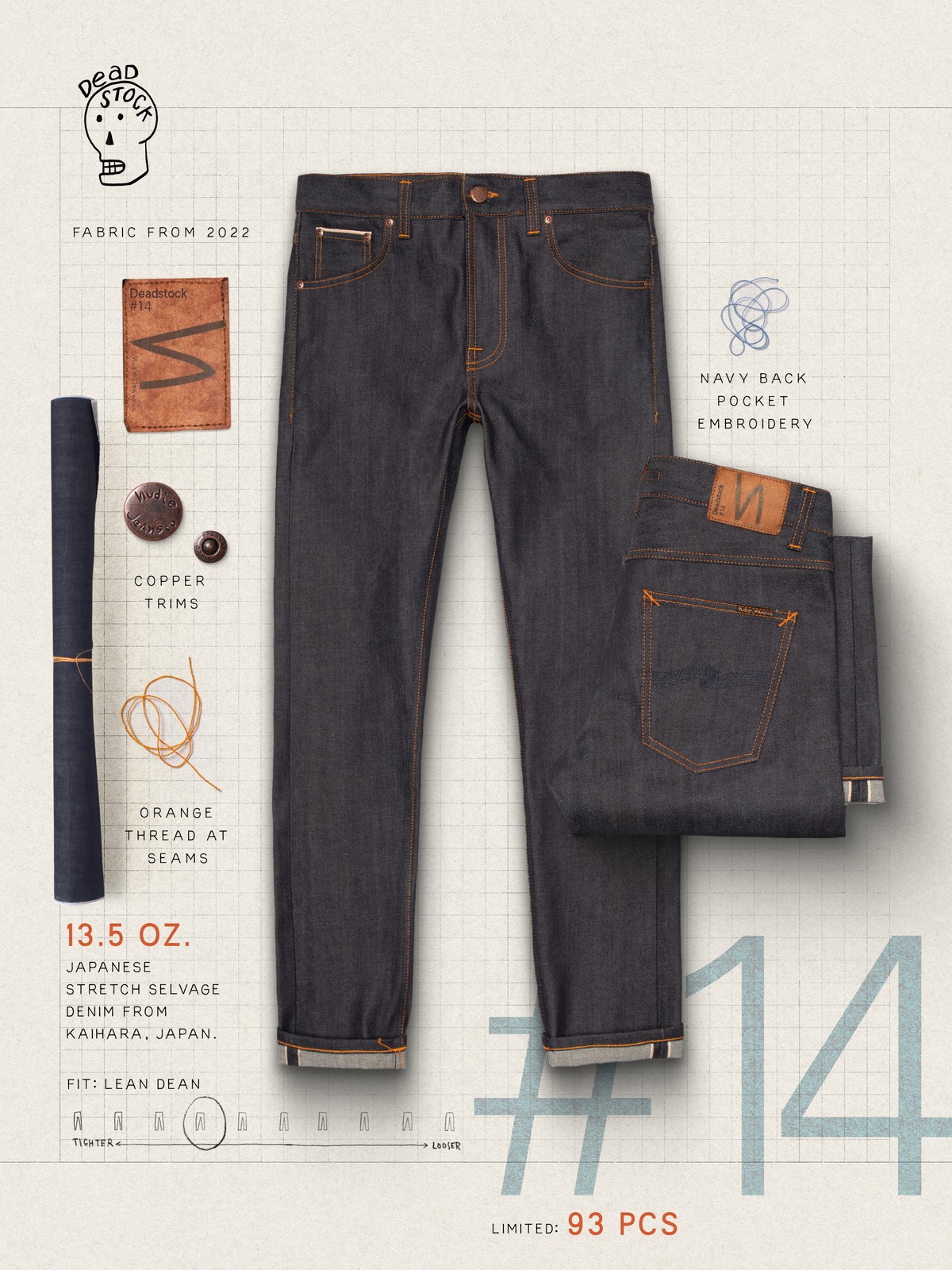 Deadstock – Nudie Jeans | Create tomorrow's vintage | Organic cotton