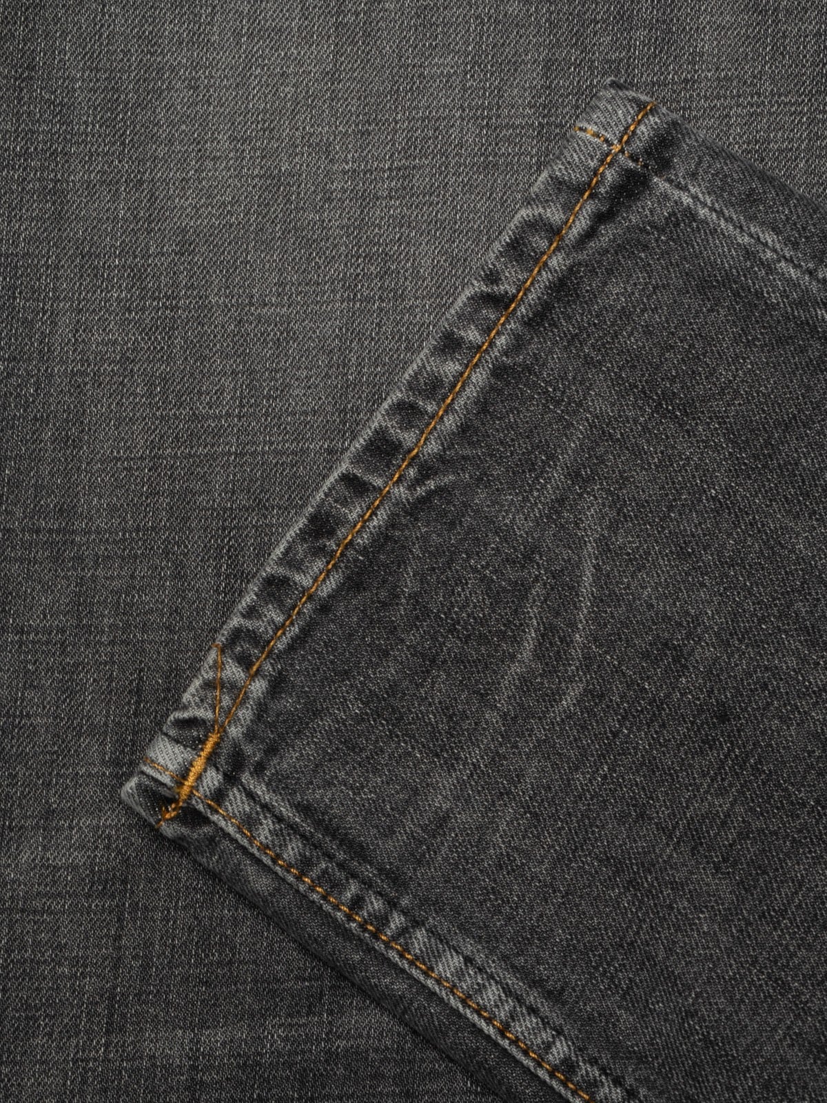 Rad Rufus Grey Crosshatch straight leg jeans | Nudie Jeans