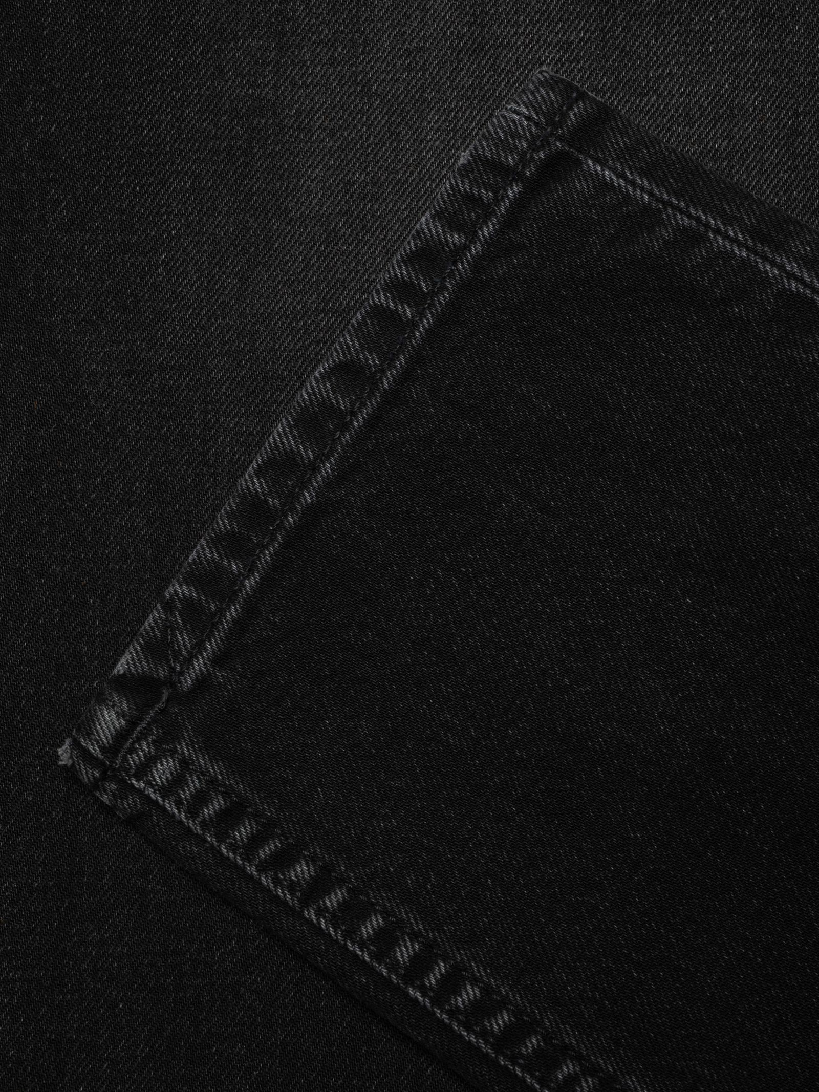 Solid Ollie Black Force slim straight jeans | Nudie Jeans