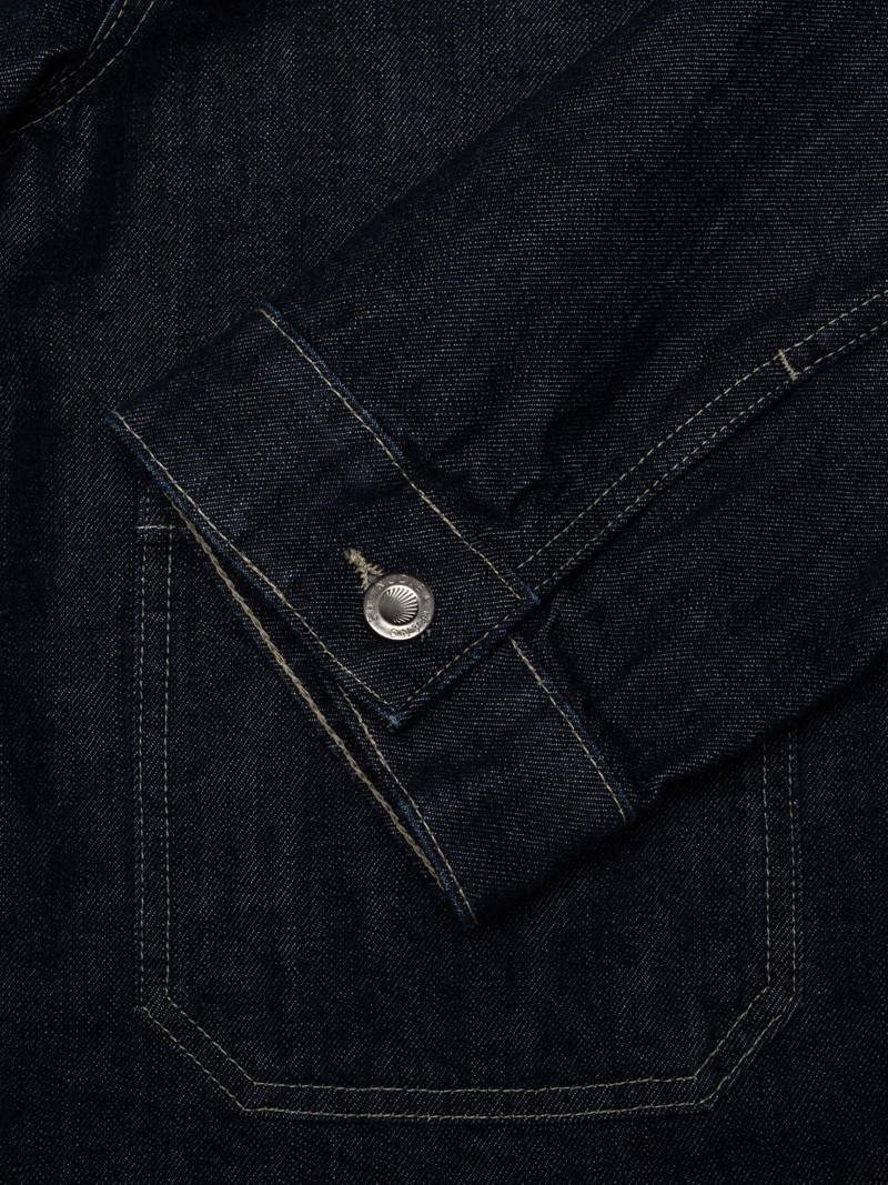 Anja Workwear Denim Jacket Dark Blue | Nudie Jeans | Create Tomorrow's ...