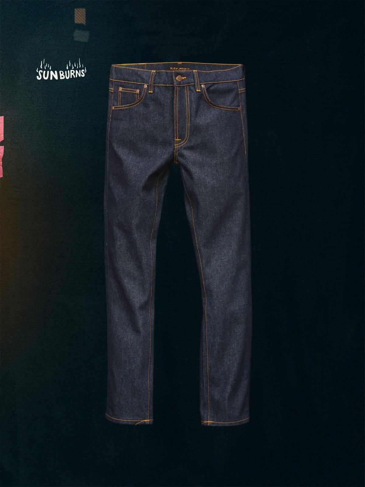 Lean Dean Dry Sunburns slim tapered jeans | Nudie Jeans