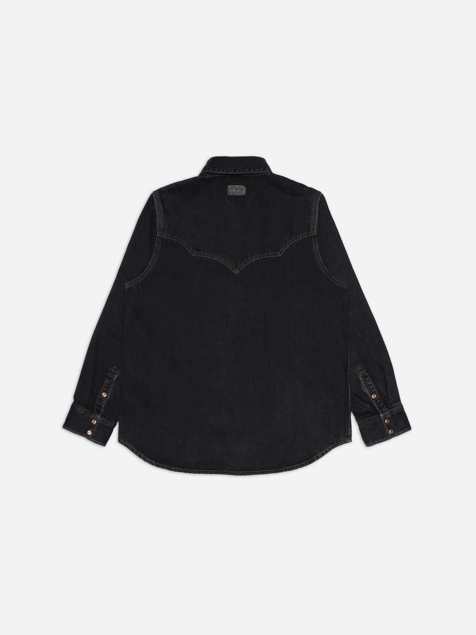 Lotta Western Cut Denim Shirt Black | Nudie Jeans | Create Tomorrow's ...