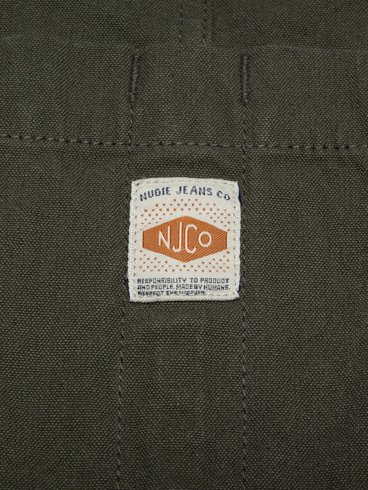 Klara Duck Canvas Dungarees regular fit pants | Nudie Jeans