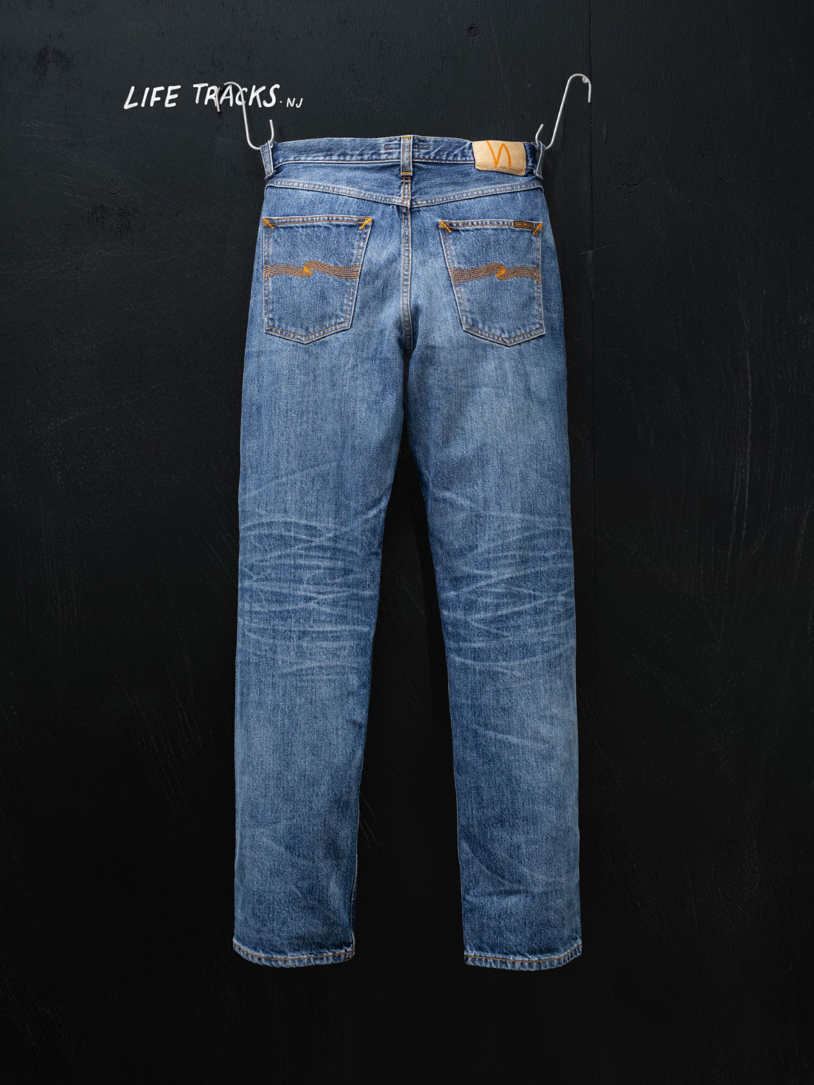 Rad Rufus Raw Tracks regular straight jeans | Nudie Jeans
