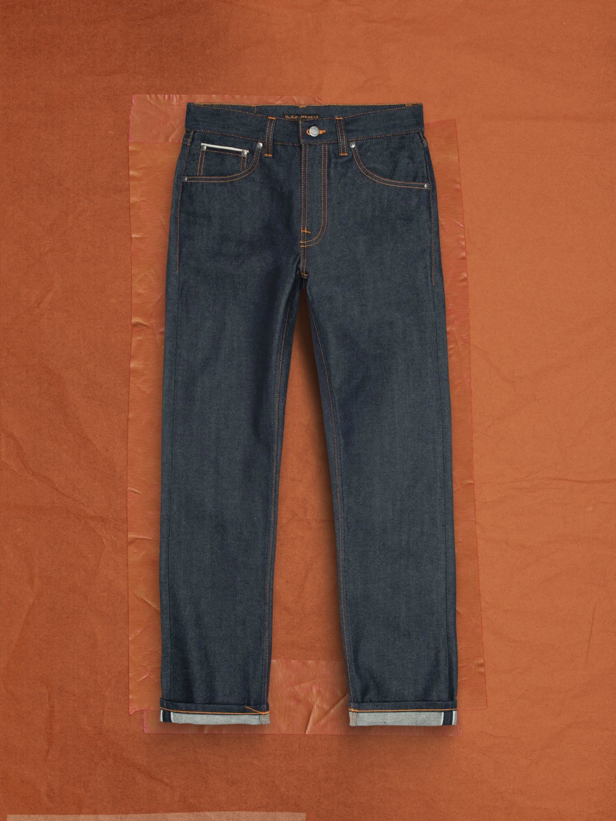 Gritty Jackson Dry Everblack regular fit jeans | Nudie Jeans
