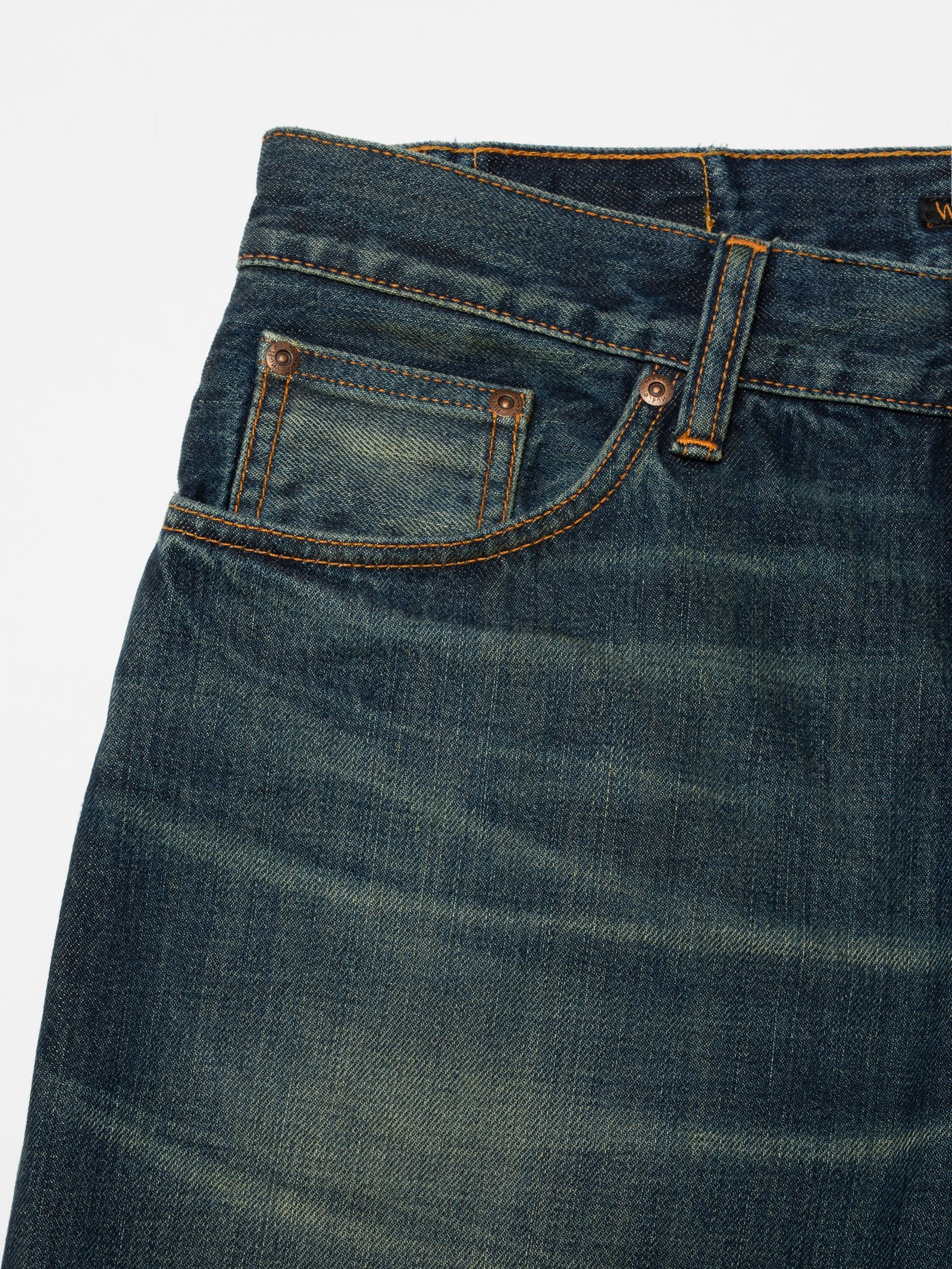 Loud Larry Dirt Wash loose wide-leg jeans | Nudie Jeans