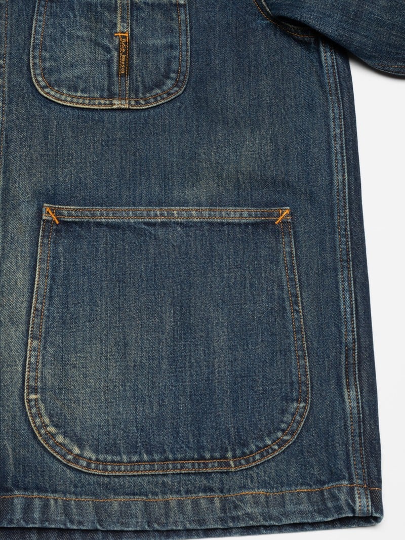 Howie Chore Jacket Dirt Wash relaxed fit jacket | Nudie Jeans
