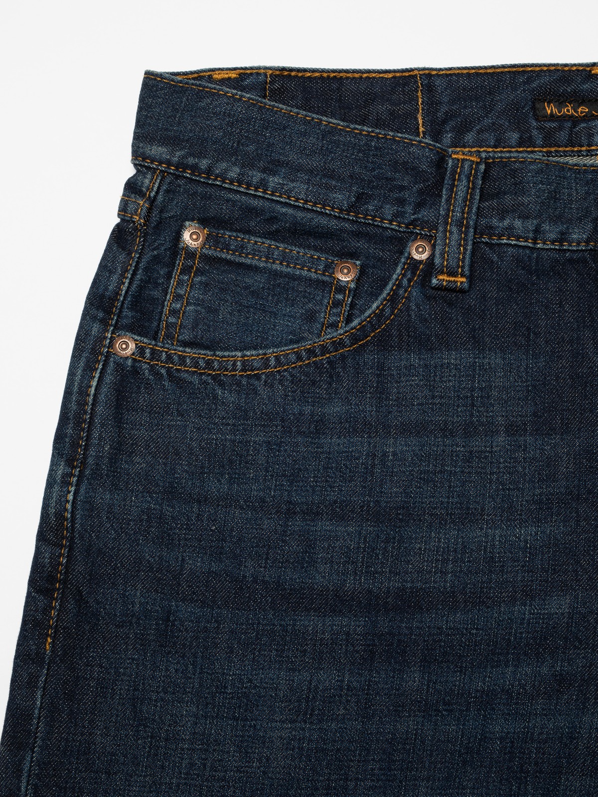 Gritty Jackson Aged Indigo Straight-Fit-Jeans | Nudie Jeans