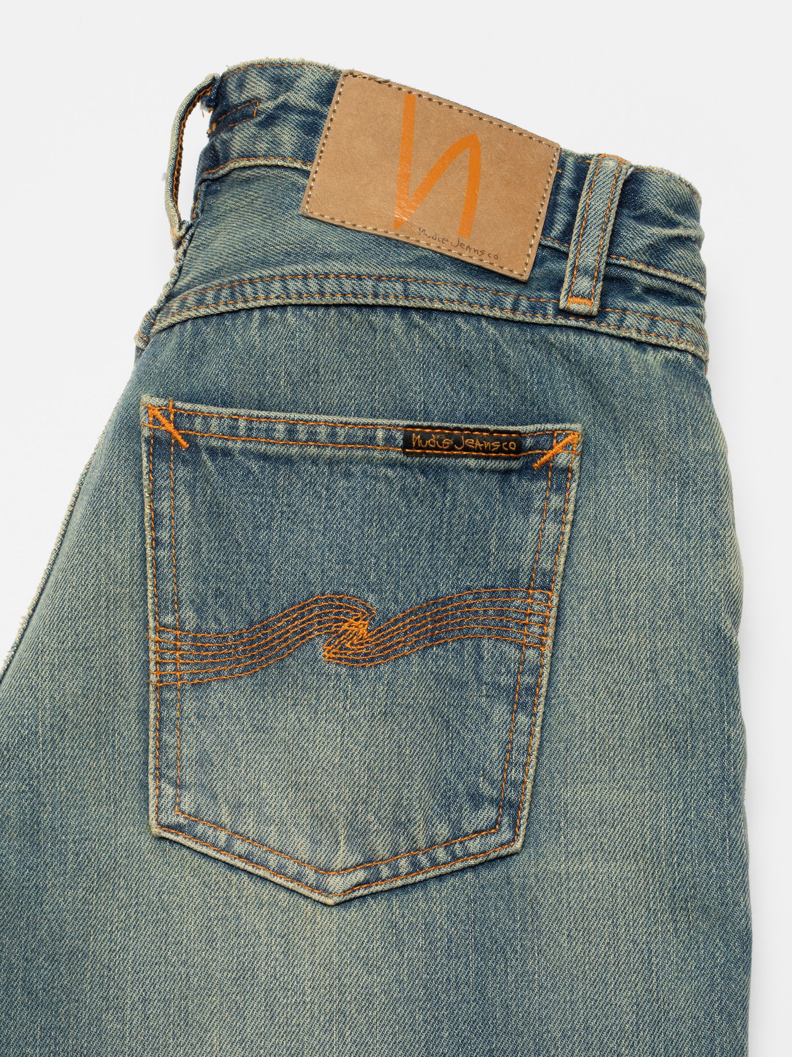 Wide Heidi Golden Drift loose wide-leg jeans | Nudie Jeans
