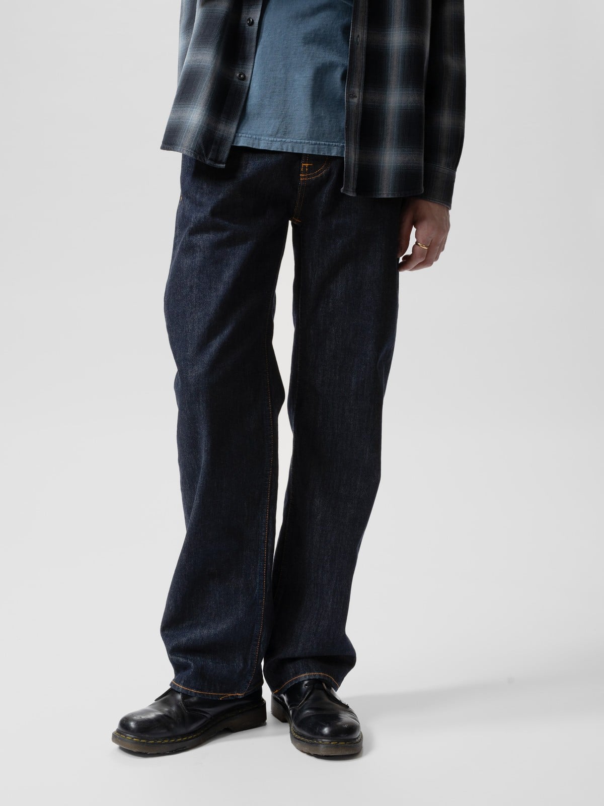 Tuff Tony One Wash loose wide-leg jeans | Nudie Jeans
