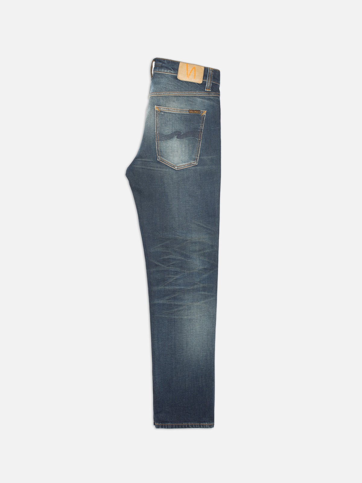 Solid Ollie Lost Light slim straight jeans | Nudie Jeans
