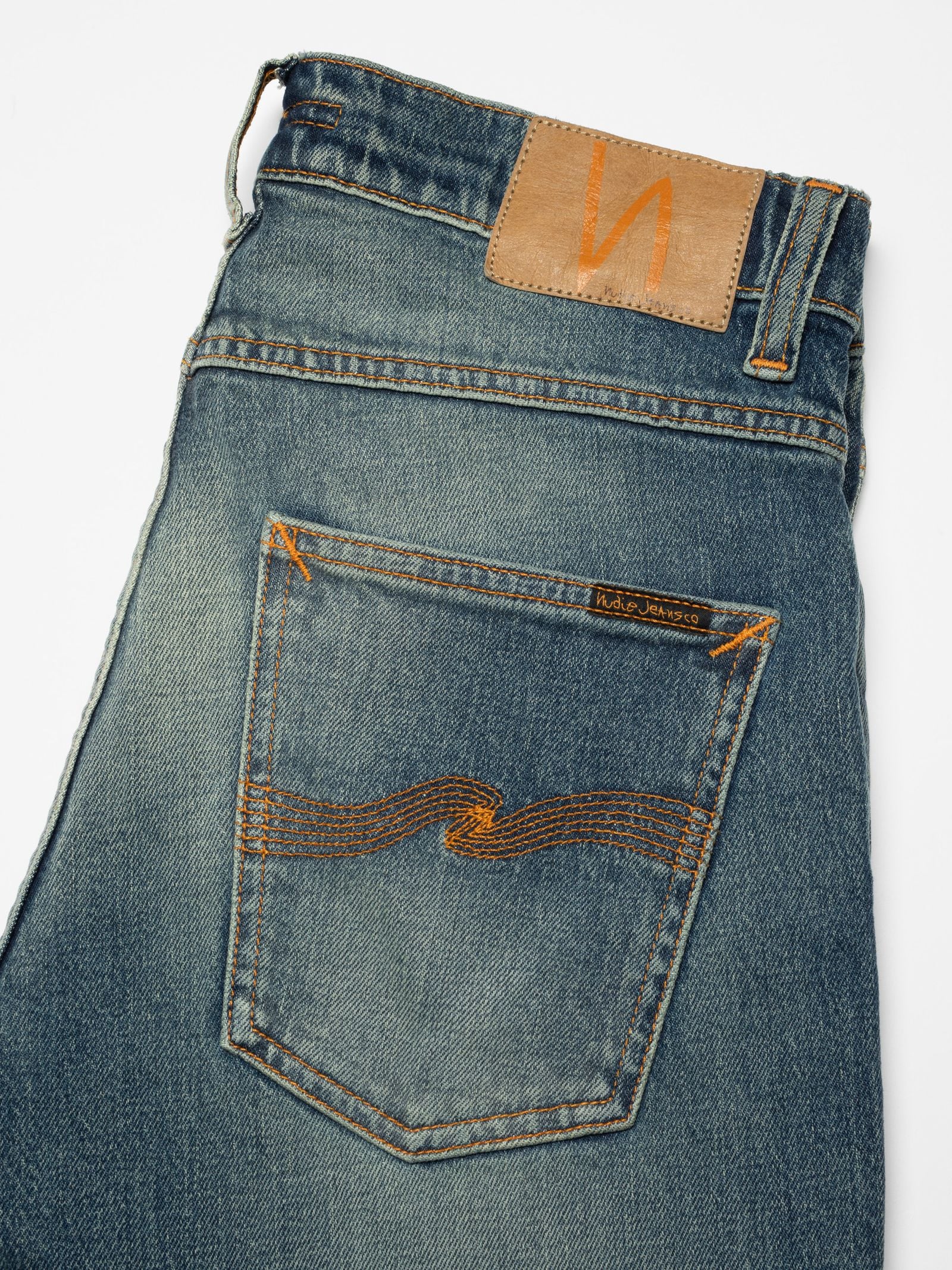 Grim Tim Muted Ink slim straight jeans | Nudie Jeans