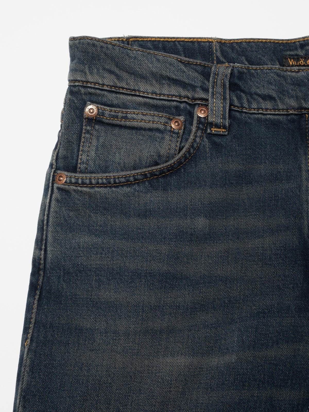 Lean Dean Blackened Blue slim tapered jeans | Nudie Jeans