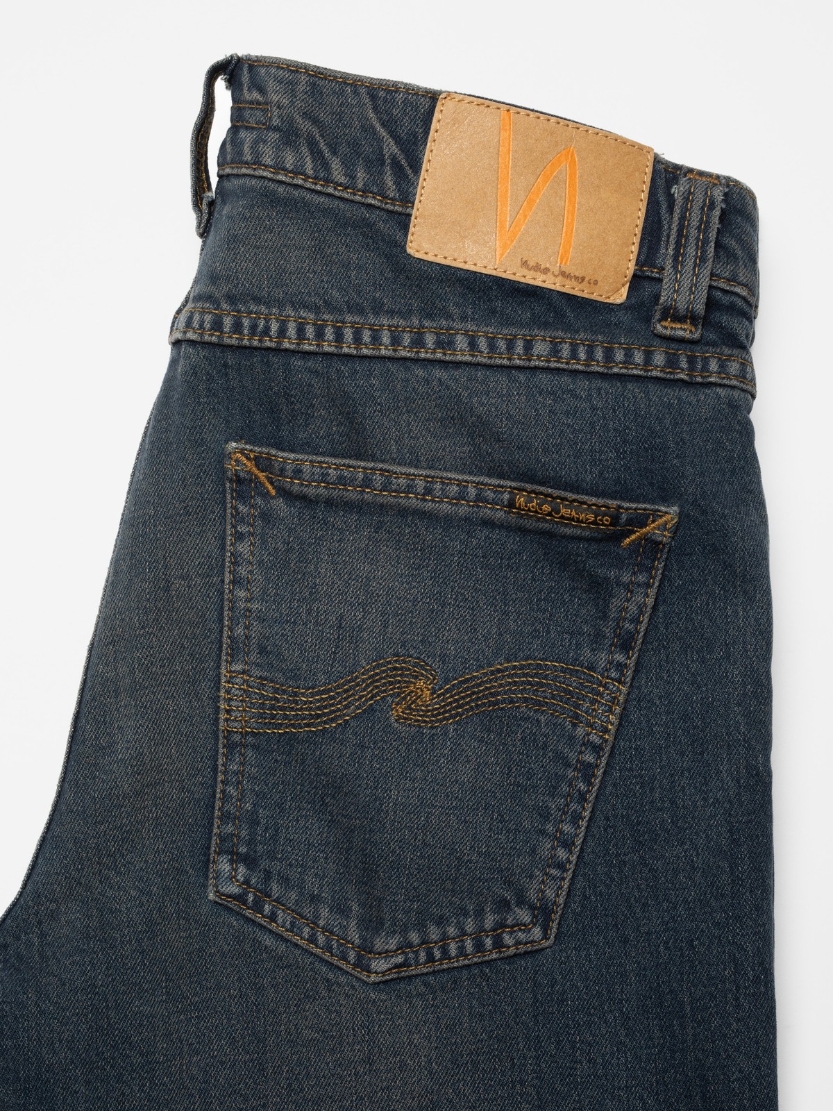 Lean Dean Blackened Blue slim tapered jeans | Nudie Jeans