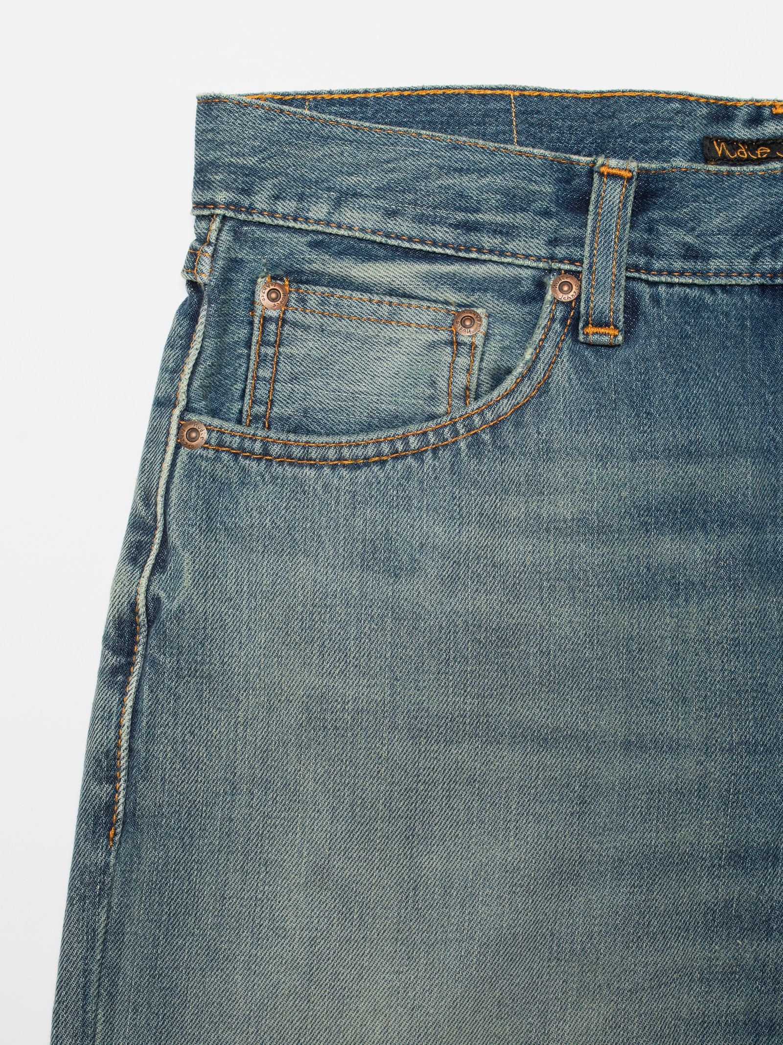 Rad Rufus Mud Wash regular straight jeans | Nudie Jeans